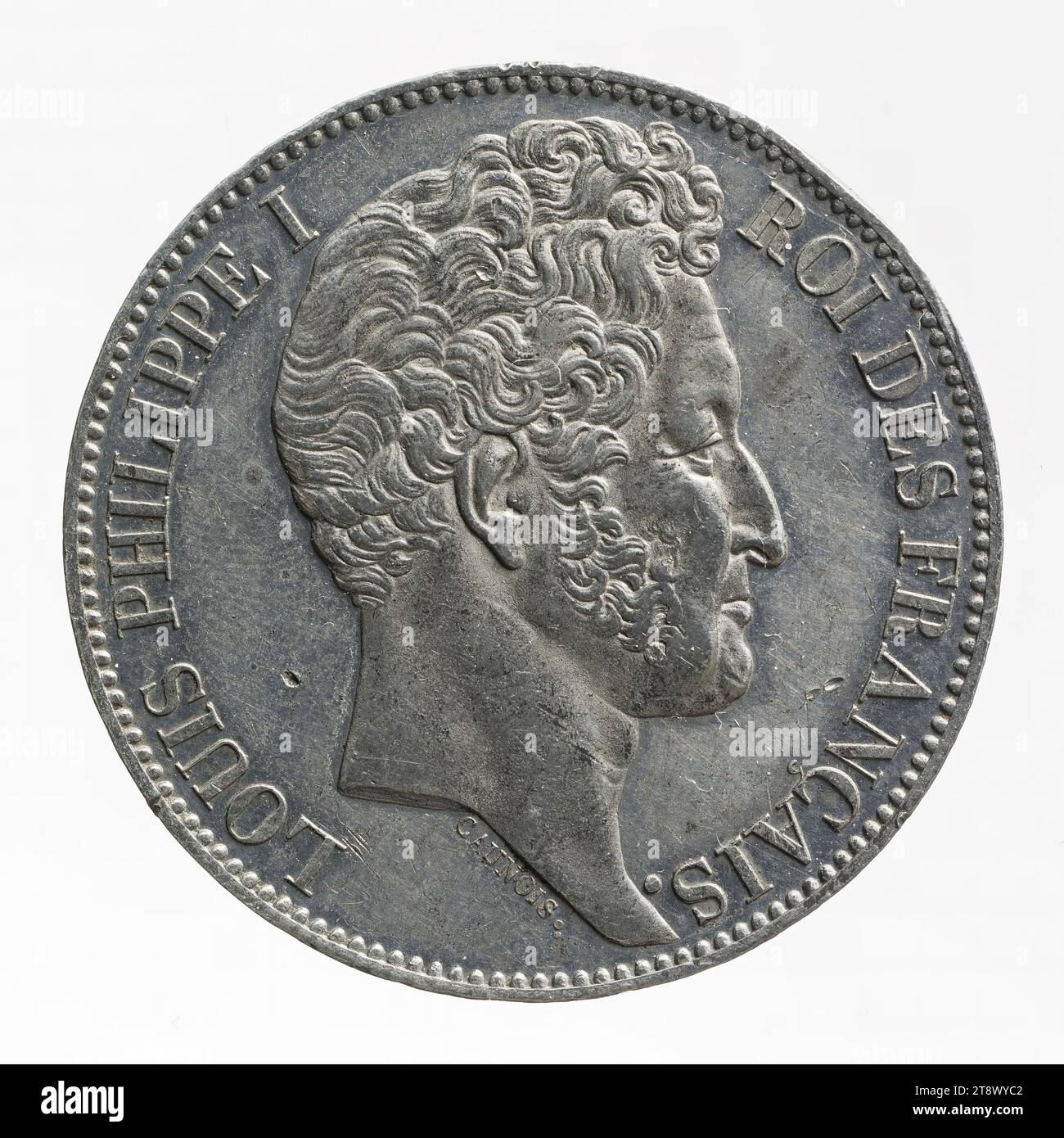 Essay for Louis-Philippe's 5-franc coin, 1830, Caunois, François ...