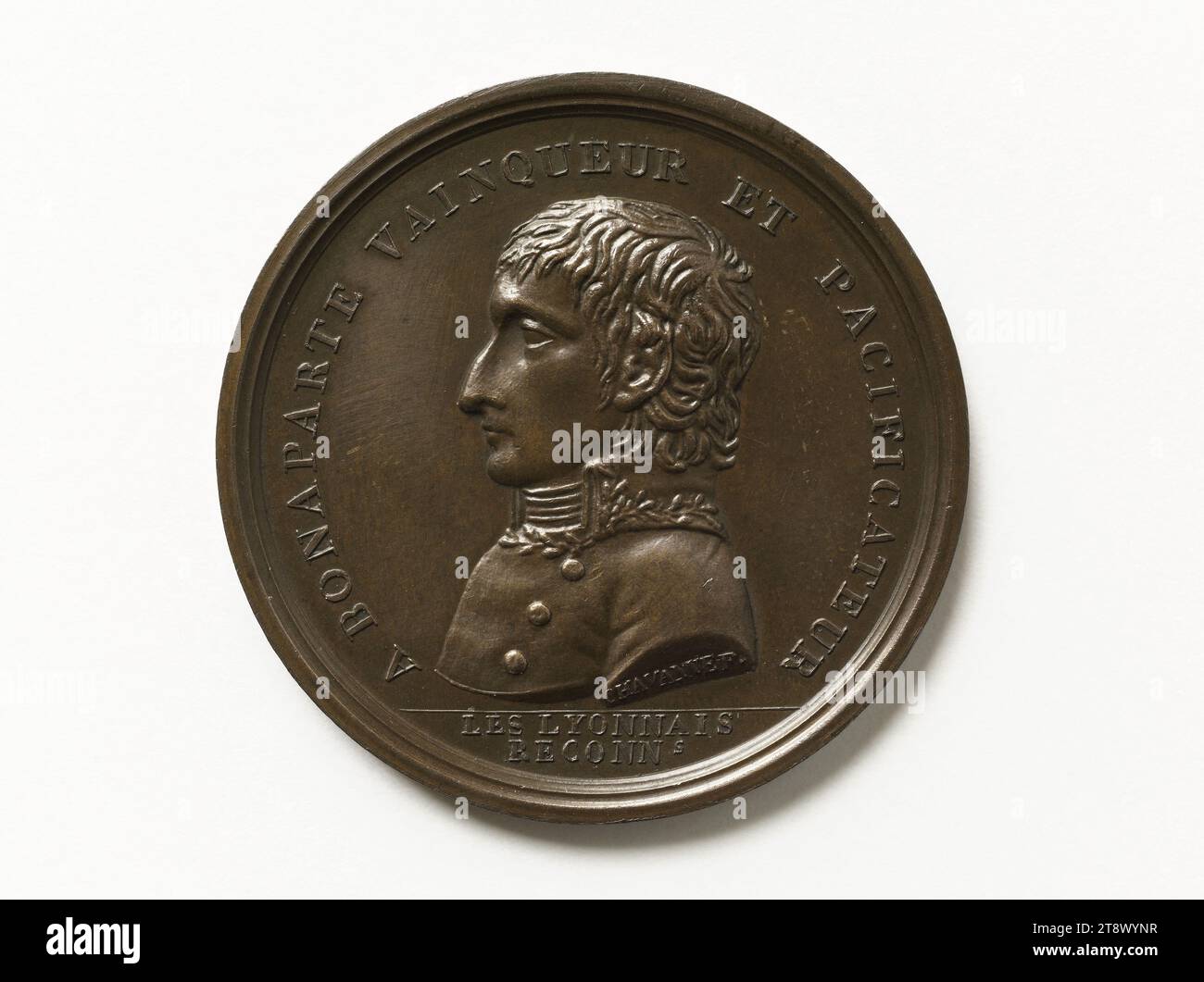 Napoleon Bonaparte (1769-1821), Chavanne, Engraver in medals ...