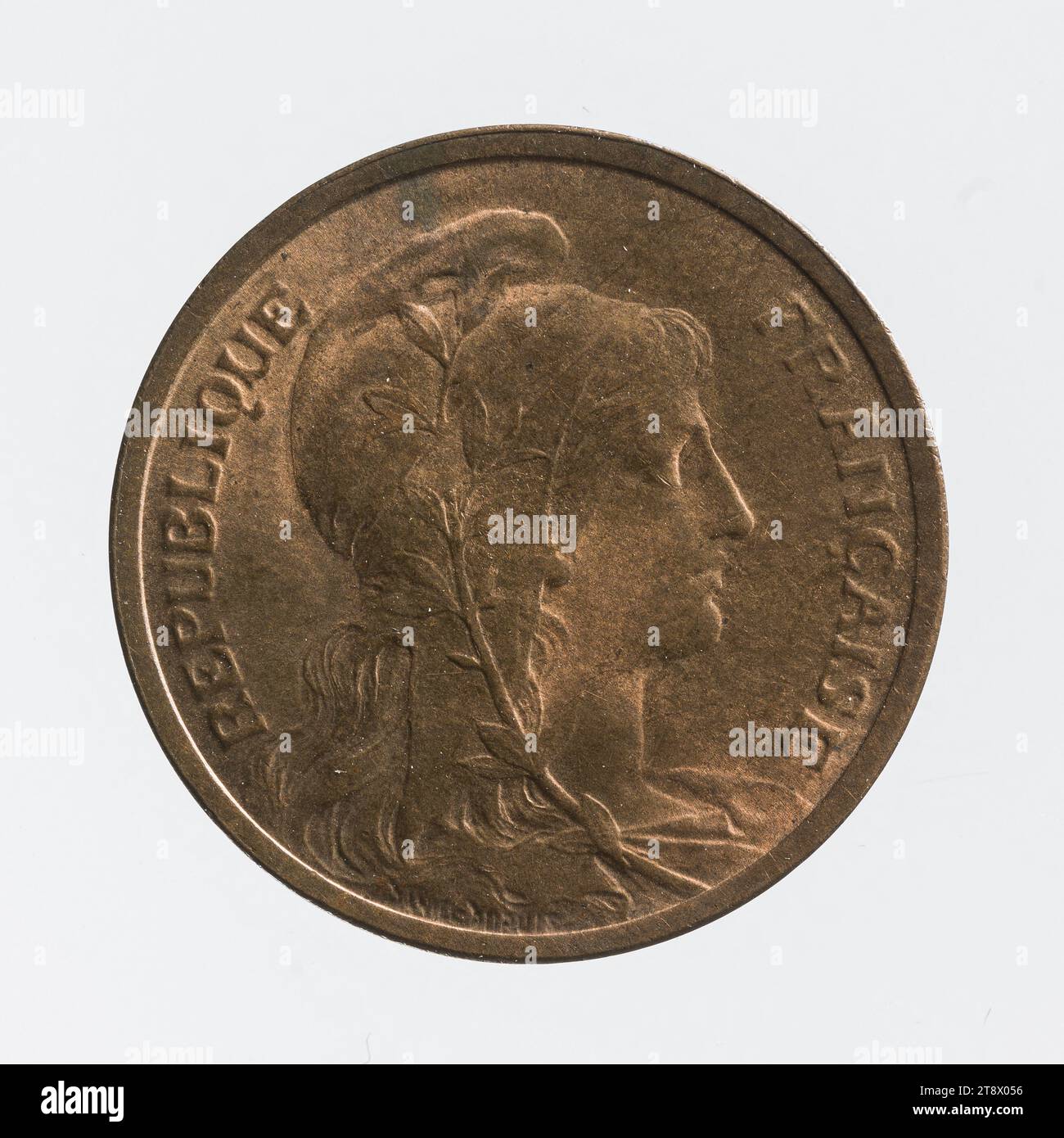 1 centime bronze coin of the Third Republic, 1903, Daniel-Dupuis, Jean ...