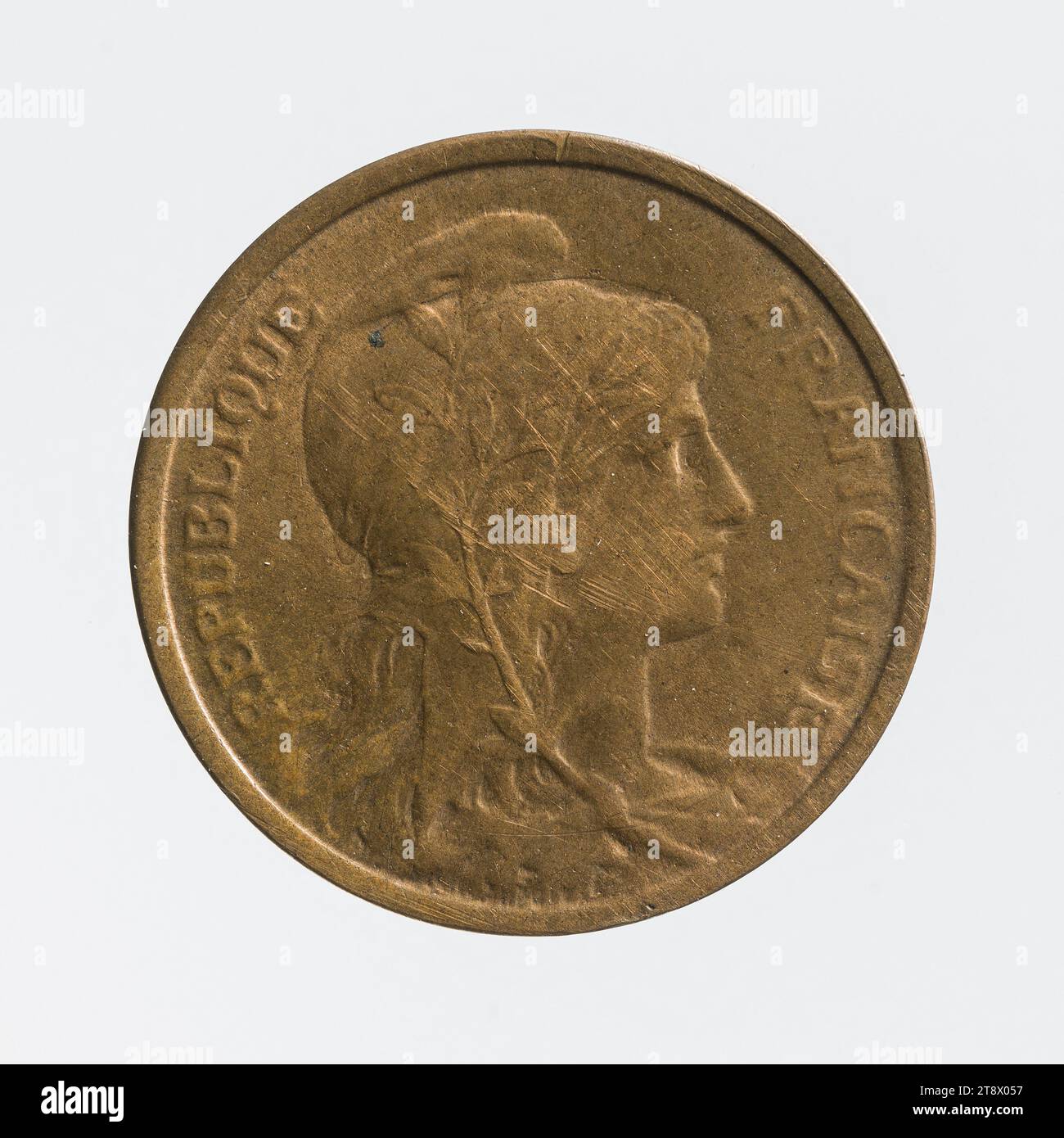 1 centime bronze coin of the Third Republic, 1912, Daniel-Dupuis, Jean ...