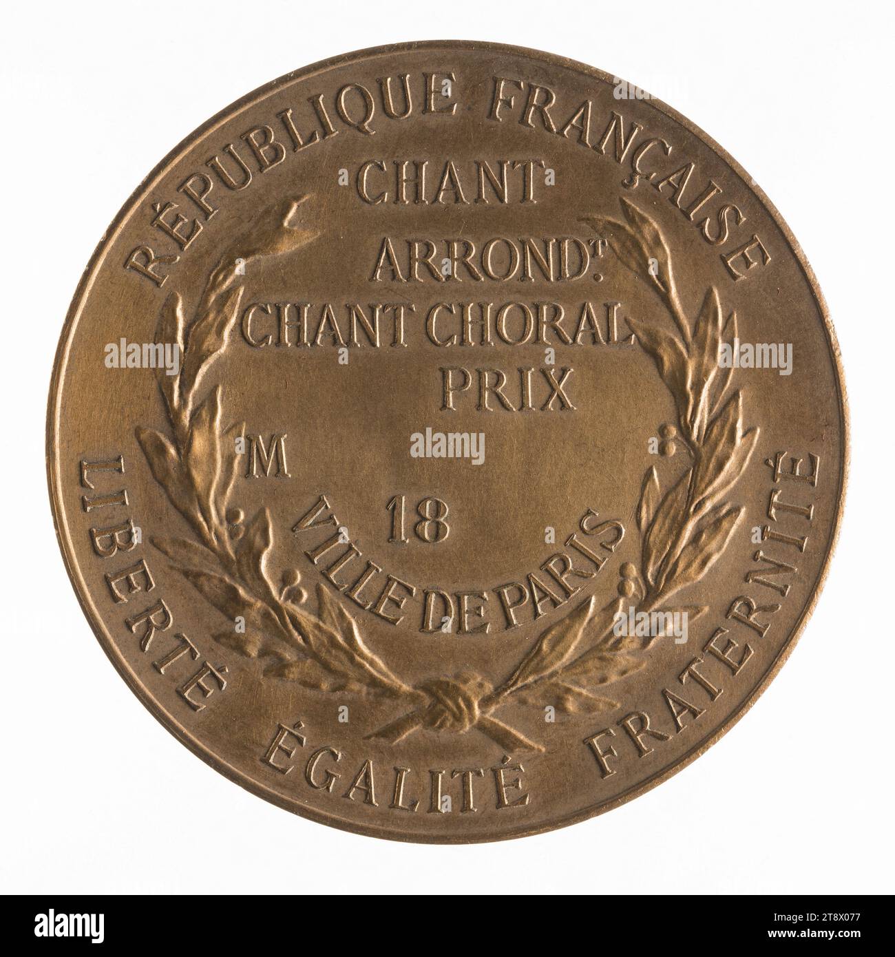 Singing Prize of the City of Paris, 19th century, Daniel-Dupuis, Jean ...