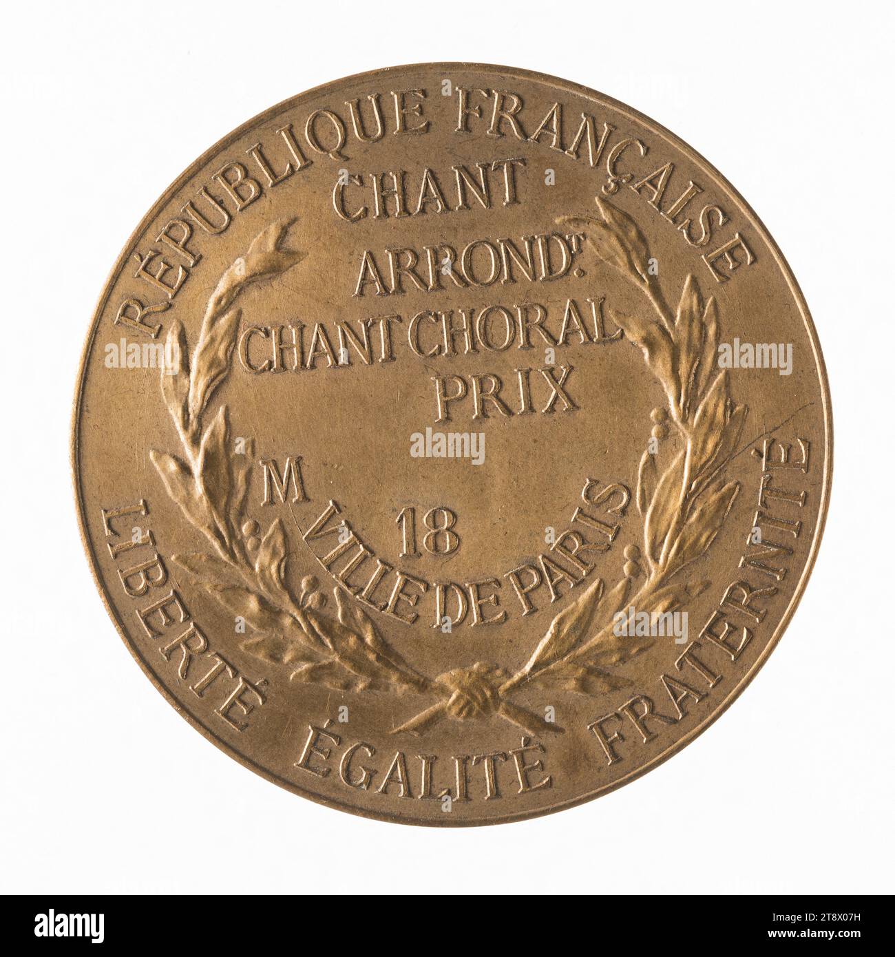 Singing Prize of the City of Paris, 19th century, Daniel-Dupuis, Jean ...