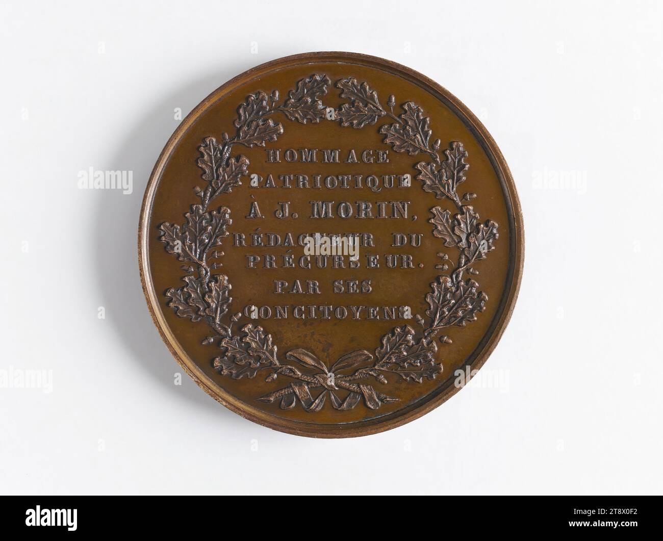 Patriotic tribute to Jérôme Morin (1797-1861), editor of the ...