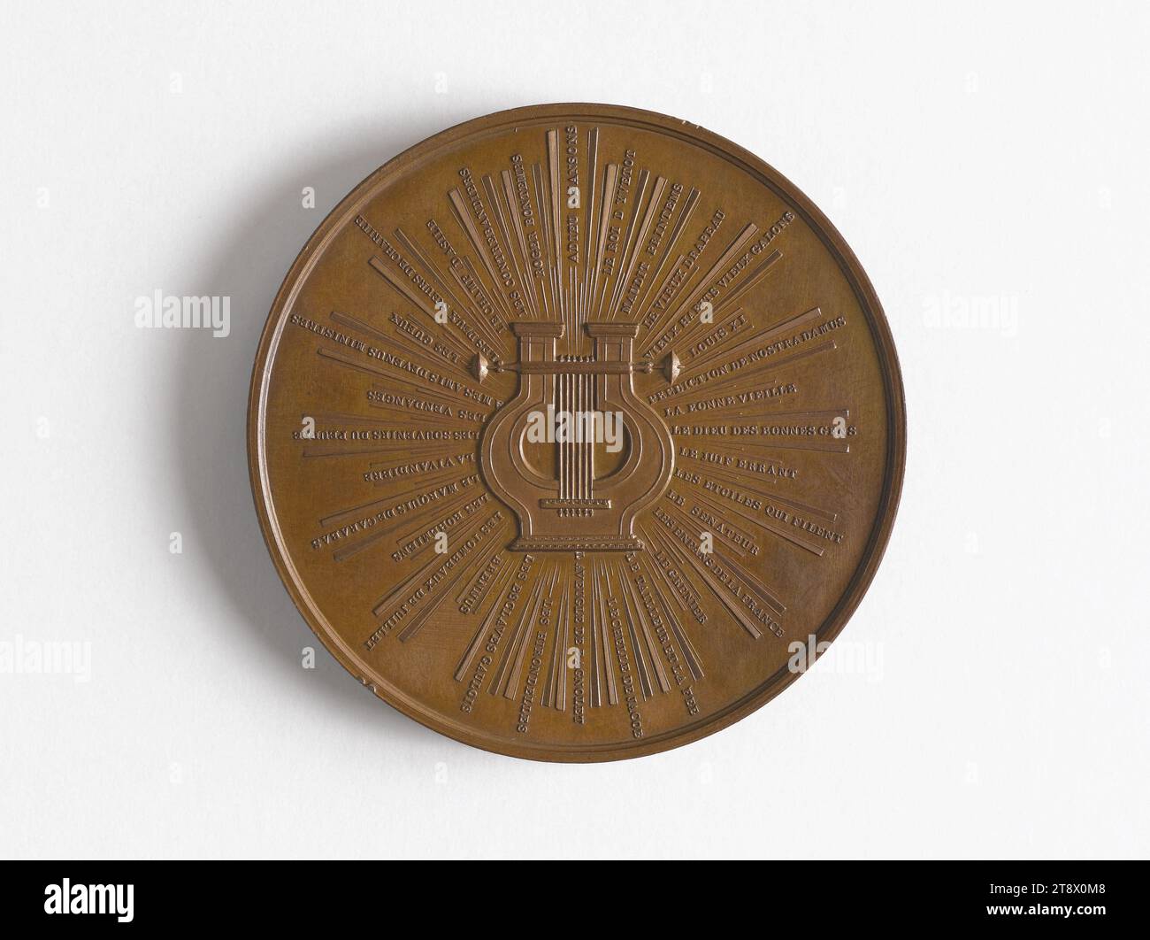 Pierre-Jean de Béranger (1780-1857), chansonnier, 1833, David d'Angers ...