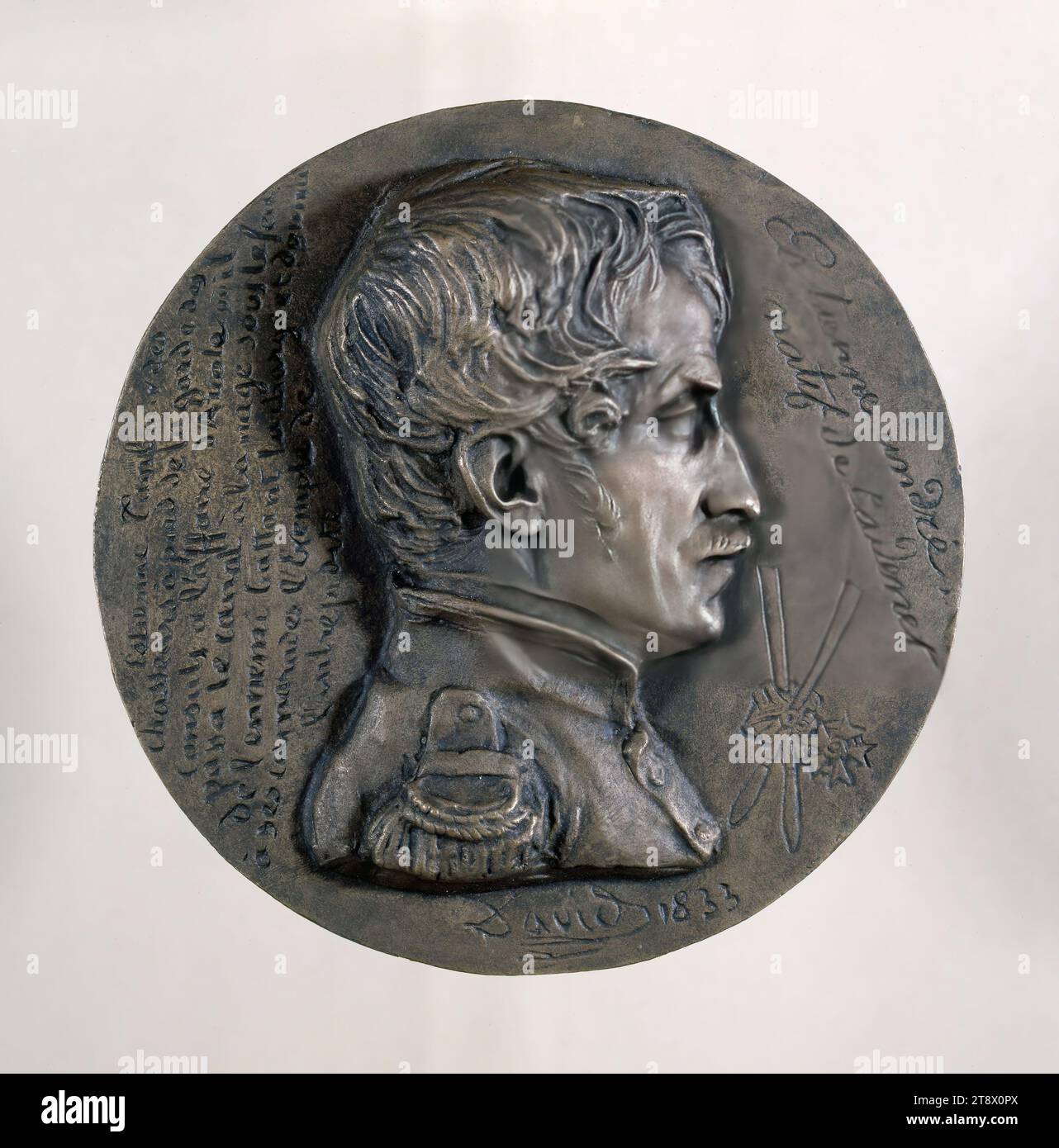 Portrait of André Estienne (1777-1837), Tambour d'Arcole, David d ...