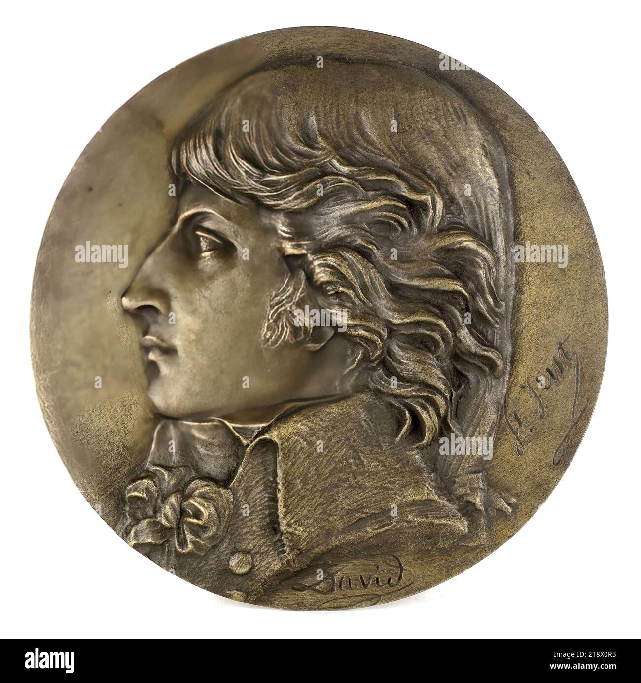 Portrait of Antoine de Saint-Just (1767-1794), Conventional, David d ...