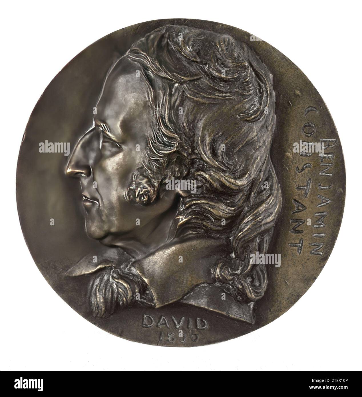 Portrait of Benjamin Constant (1767-1830), writer and politician, David ...