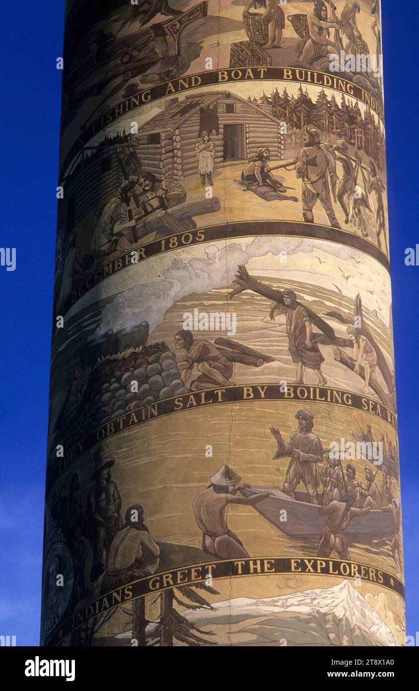 Astoria Column, Astoria, Oregon Stock Photo - Alamy