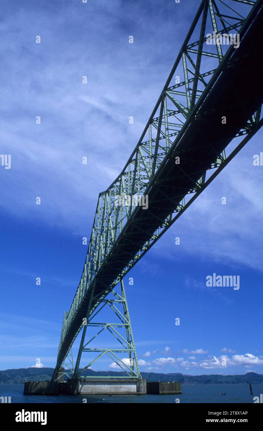 Astoria-Megler Bridge, Maritime Memorial Park, Astoria, Oregon Stock ...