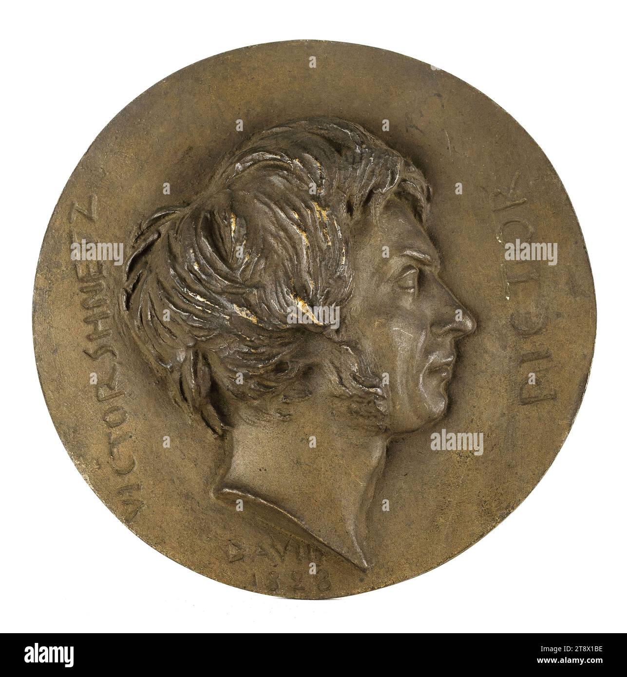 Portrait of Jean-Victor Schnetz (1787-1870), painter, David d'Angers ...