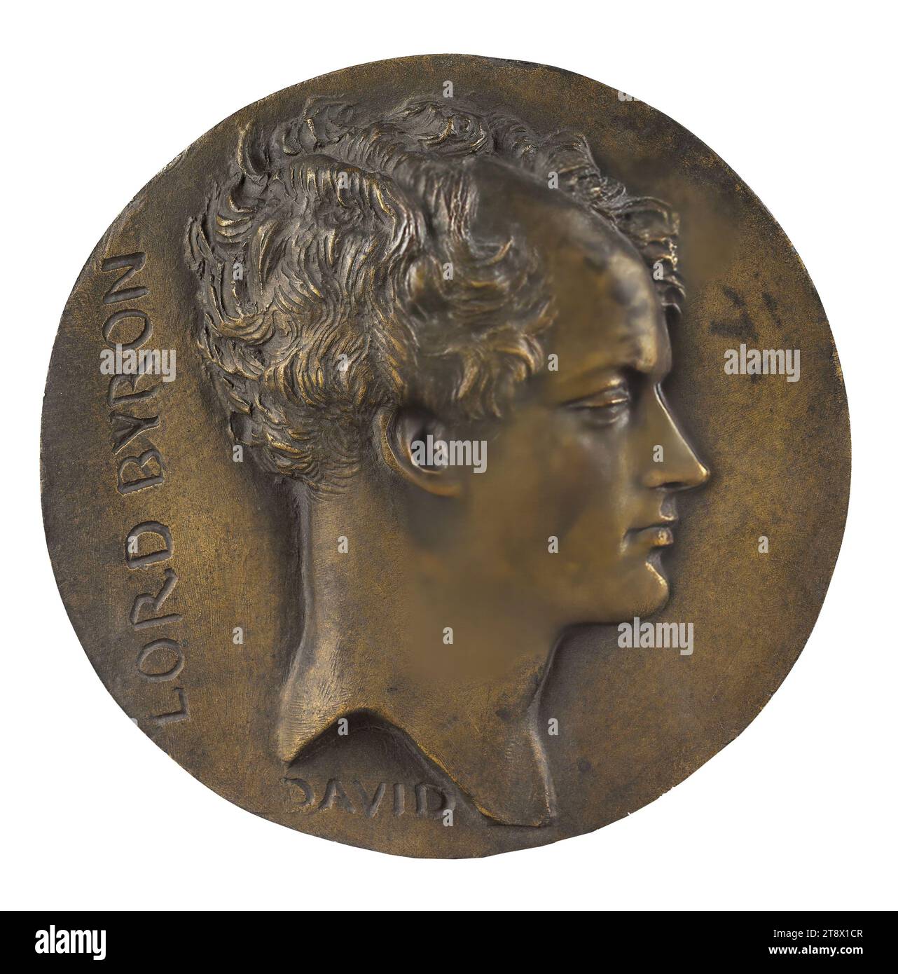 Portrait of Lord Byron (1788-1824), David d'Angers, Pierre-Jean ...