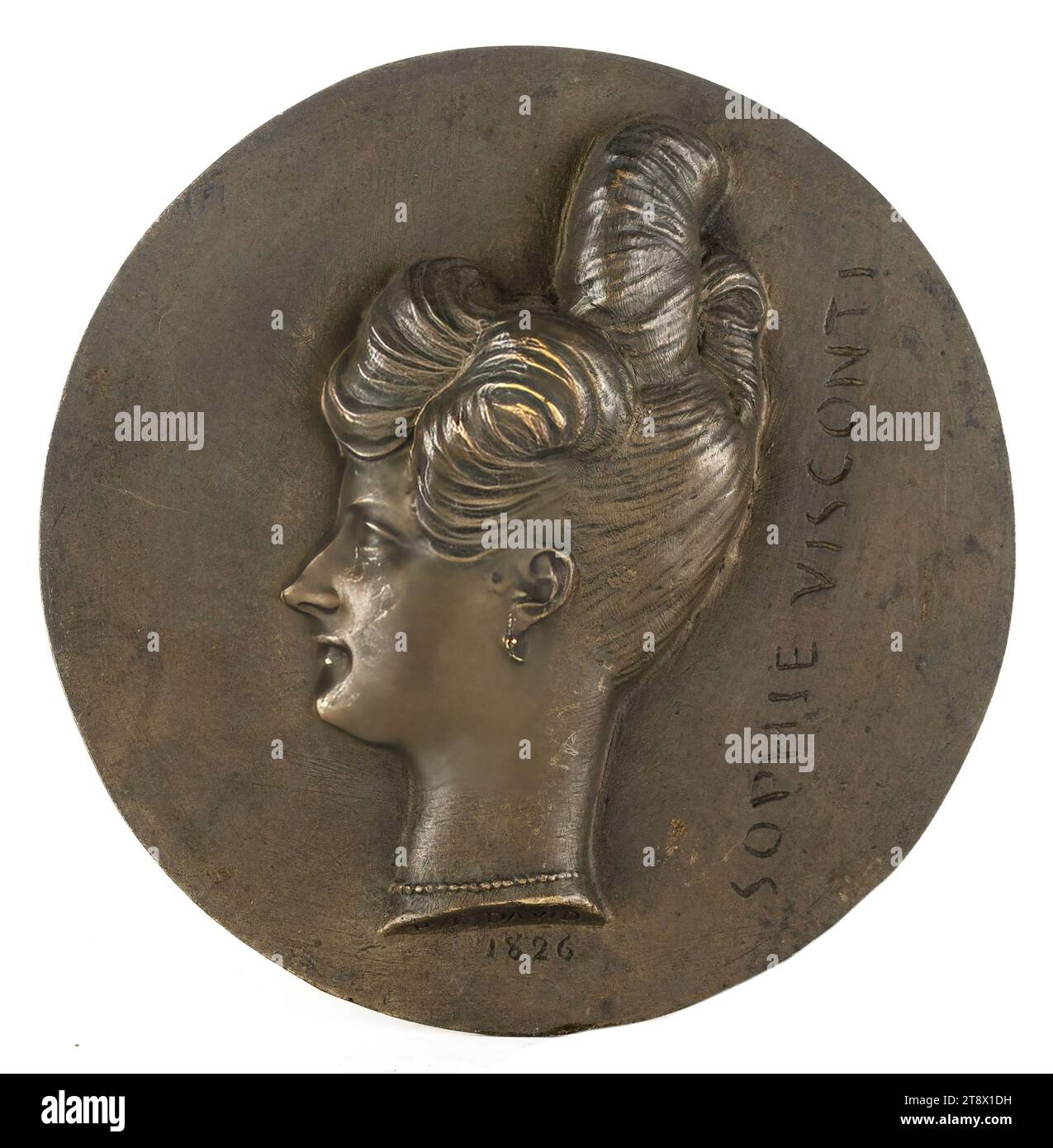 Portrait of Madame Sophie Visconti, David d'Angers, Pierre-Jean ...