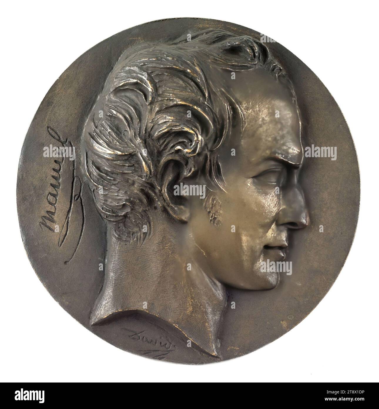 Portrait of Manuel, David d'Angers, Pierre-Jean, Sculptor, 19th century ...