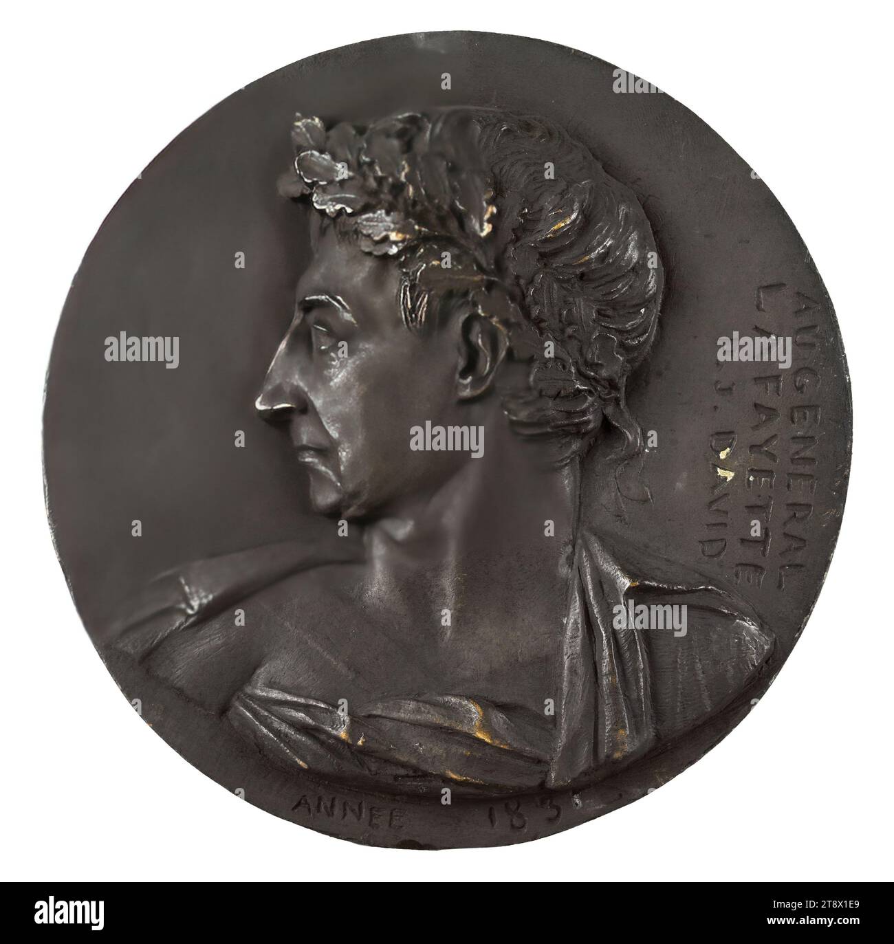 Portrait of Marie-Joseph Paul Yves Roch Gilbert du Motier, Marquis de ...