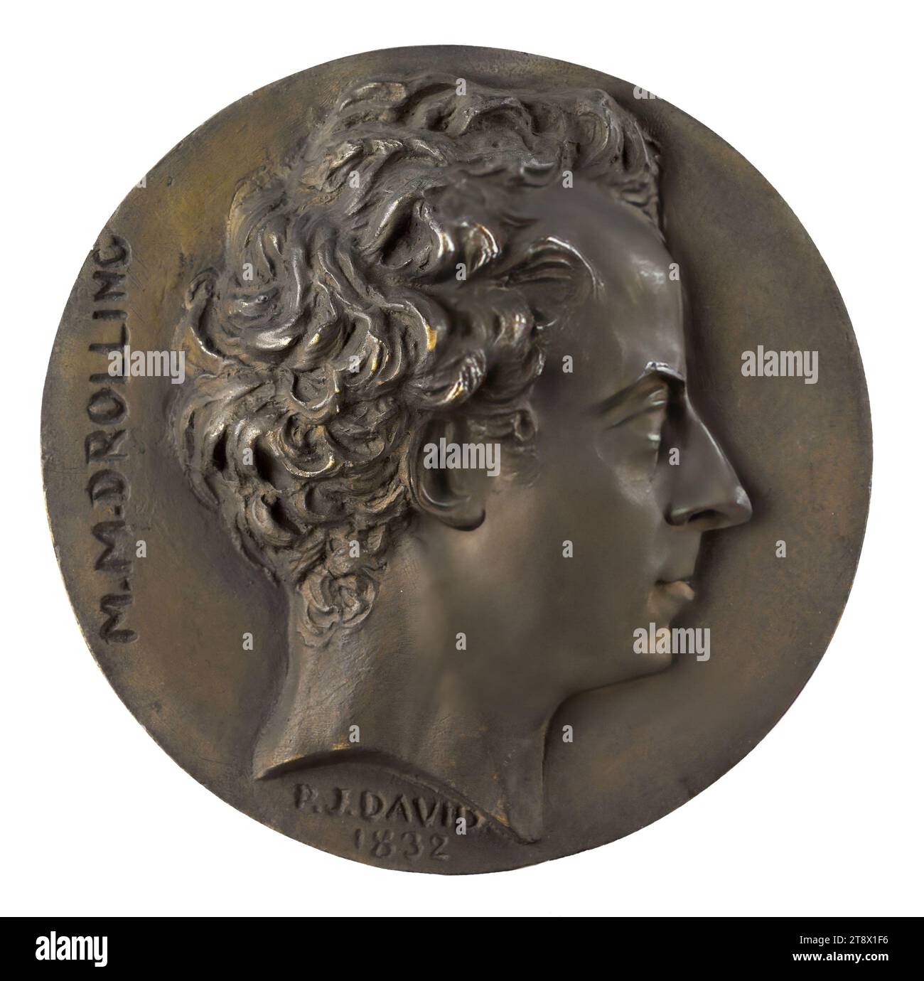 Portrait of Michel Drolling (1786-1851), Painter, David d'Angers ...