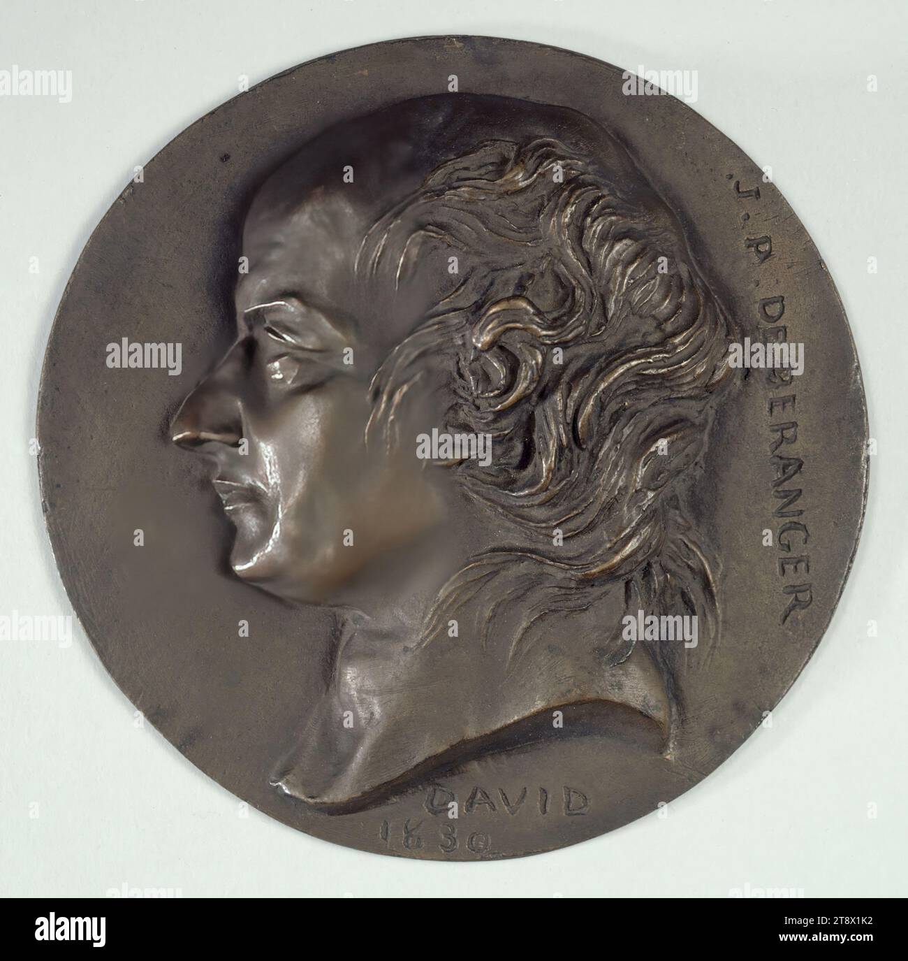 Portrait of Pierre-Jean de Béranger (1780-1857), singer, David d'Angers, Pierre-Jean, Sculptor ...