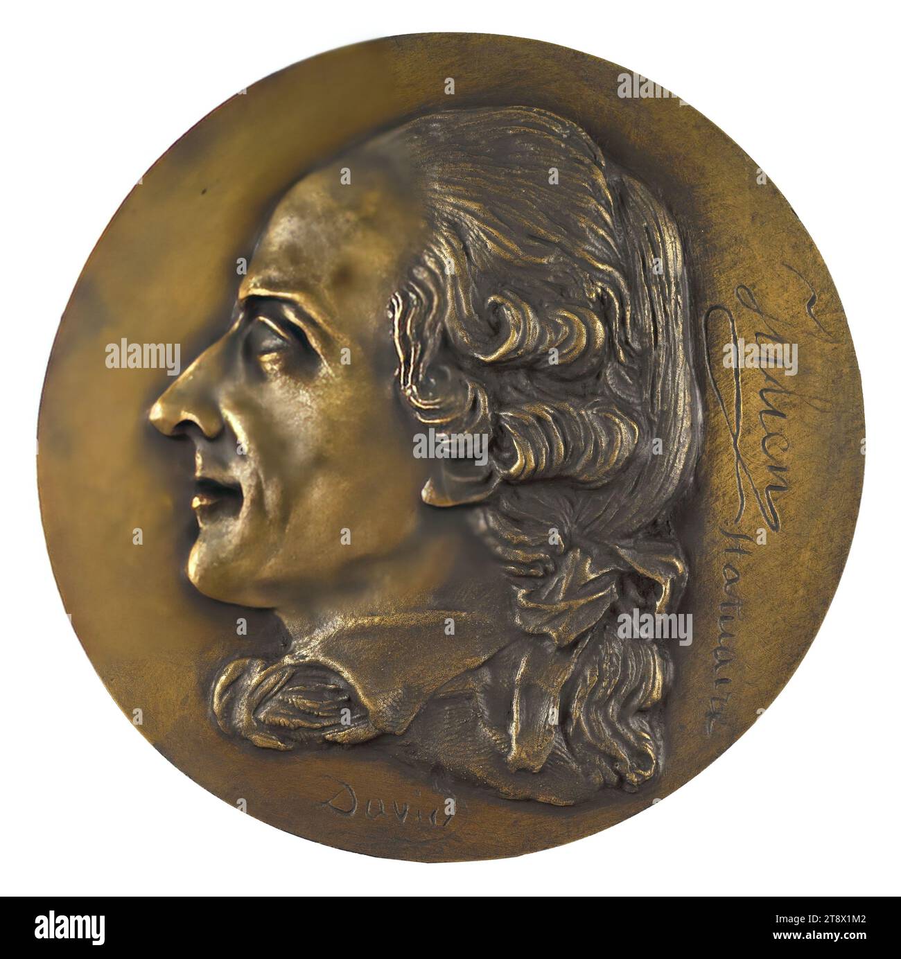 Portrait of Pierre Julien (1731-1804), sculptor, David d'Angers, Pierre ...