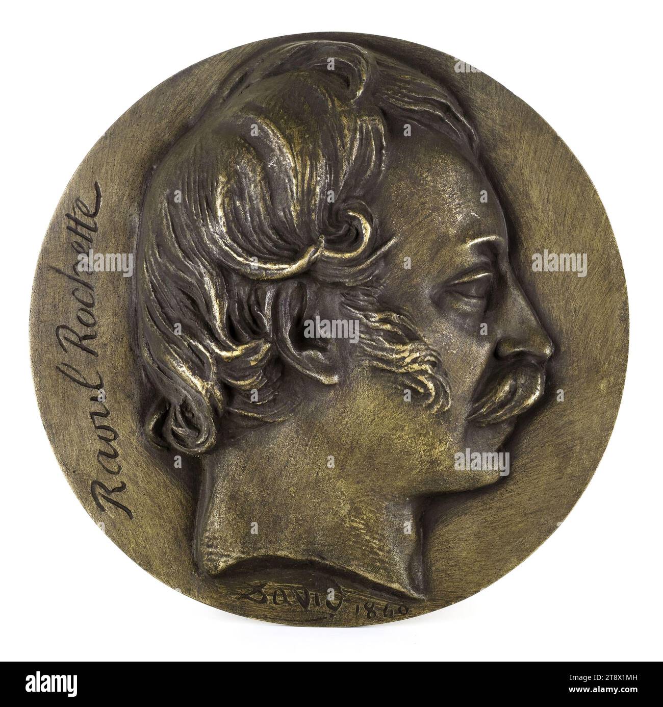 Portrait of Raoul Rochette (1789-1854), Archaeologist, David d'Angers ...