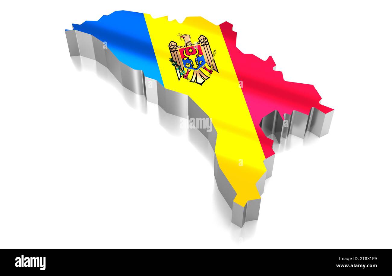 Map flag moldova national borders hi-res stock photography and images ...