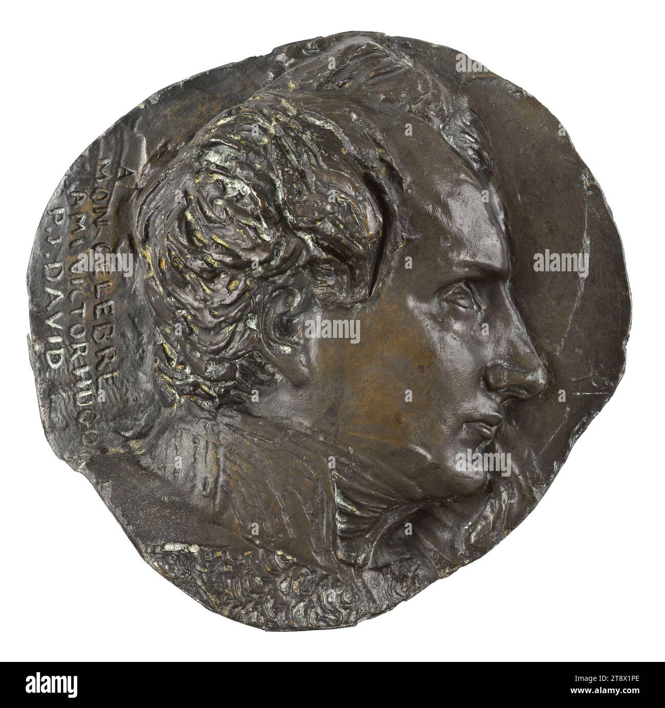 portrait of Victor Hugo (1802-1885), David d'Angers, Pierre-Jean ...