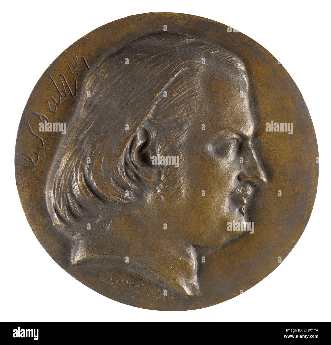 Portrait of Honoré de Balzac (1799-1850), writer, David d'Angers ...