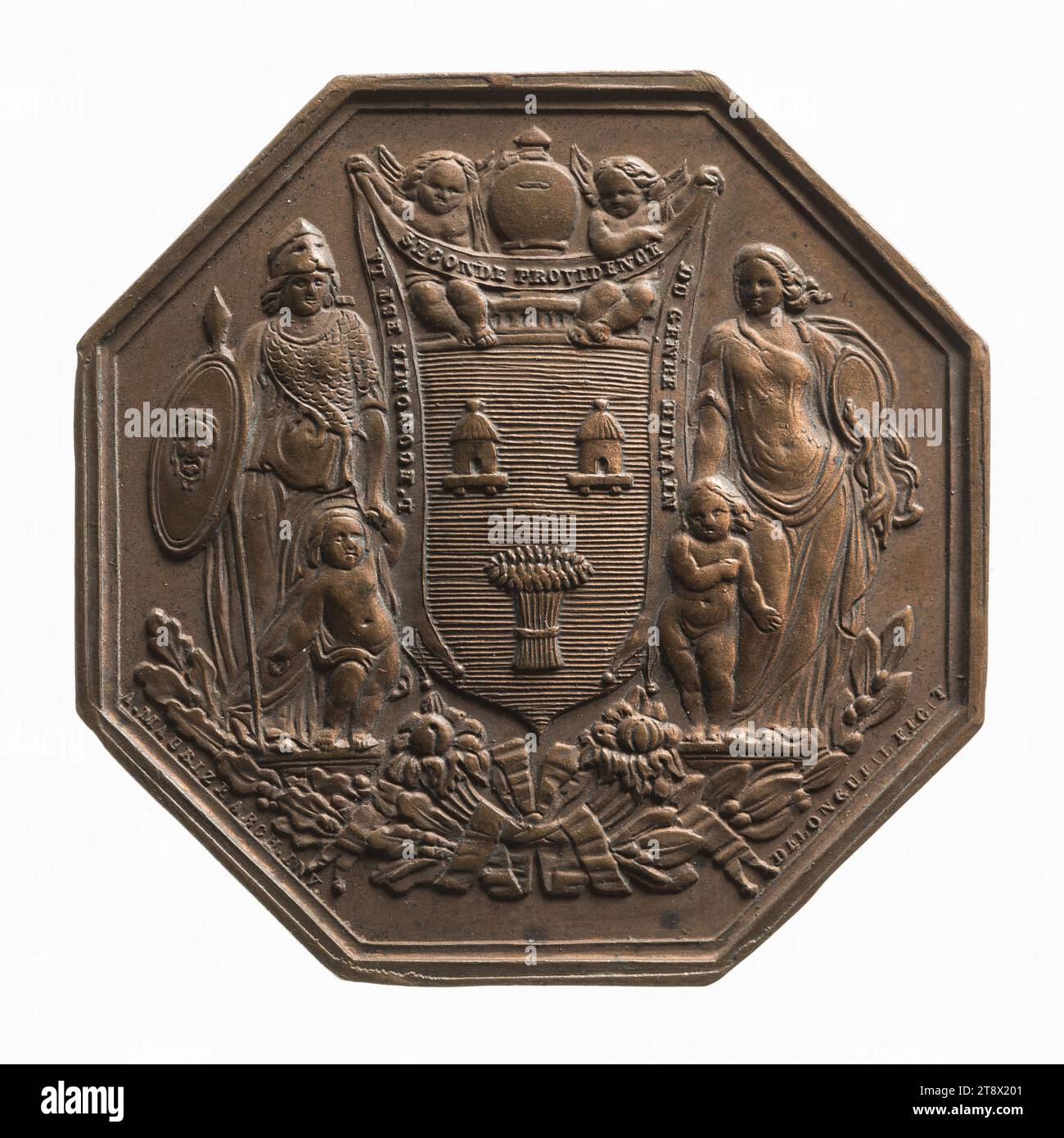 The Economy: mutual insurance on life, after 1841, Delongueil, Engraver ...
