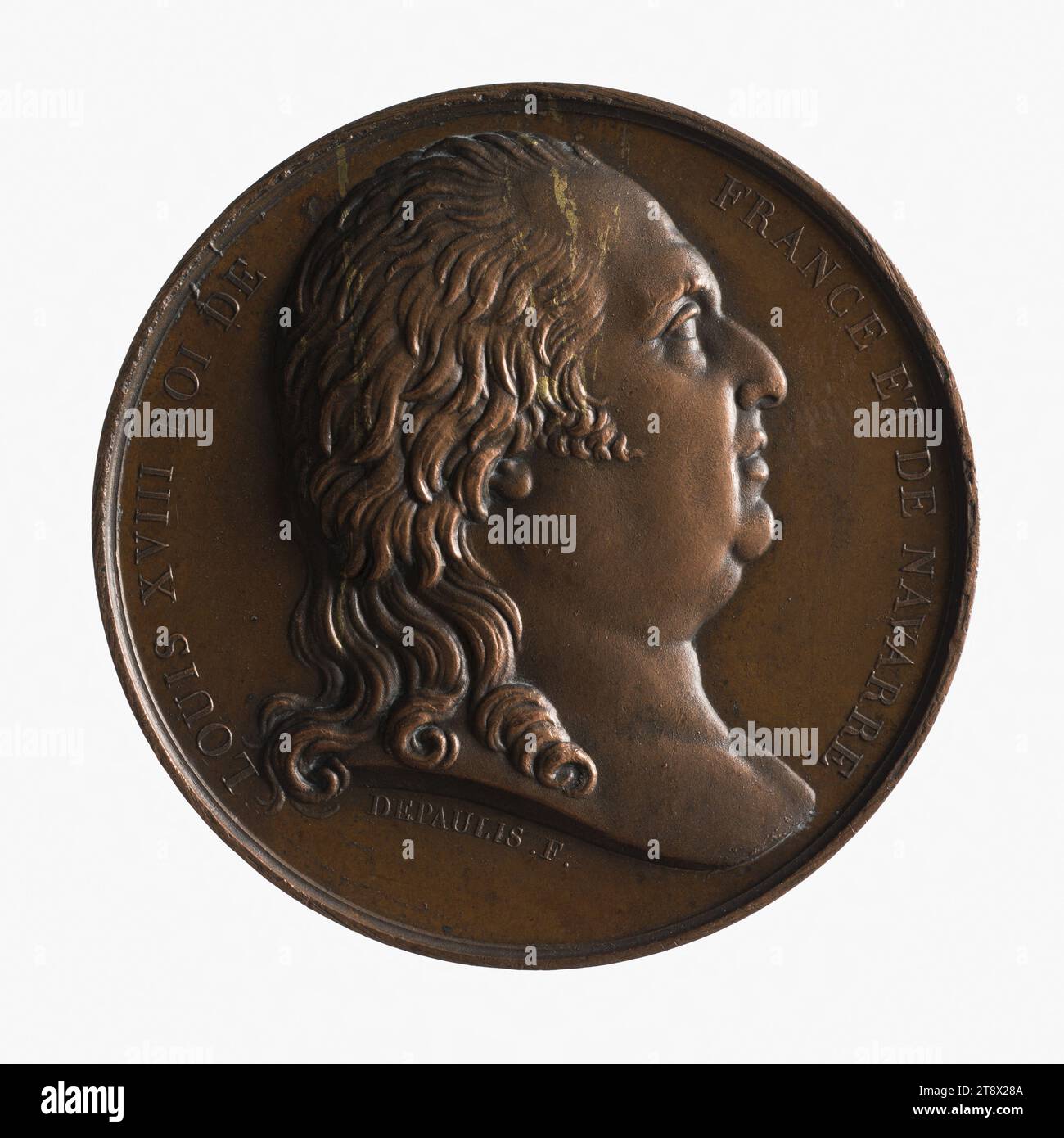 Louis XVIII, 1814-1824, Depaulis, Alexis-Joseph, Engraver in medals ...