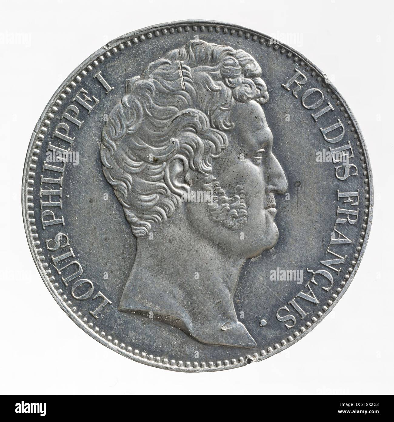 Essay for Louis-Philippe's 5-franc coin, 1831, Desboeufs, Antoine ...
