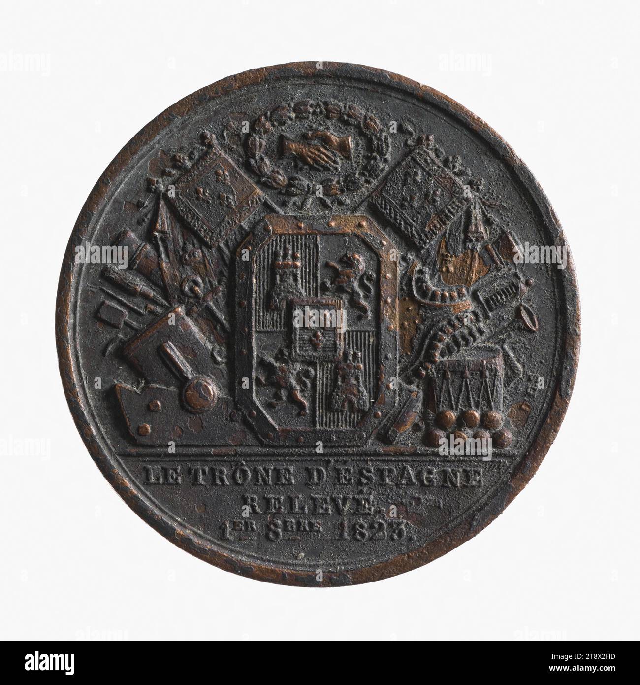 The Duke of Angoulême, Peacemaker of Spain, 1823, Desnoyers, Auguste ...