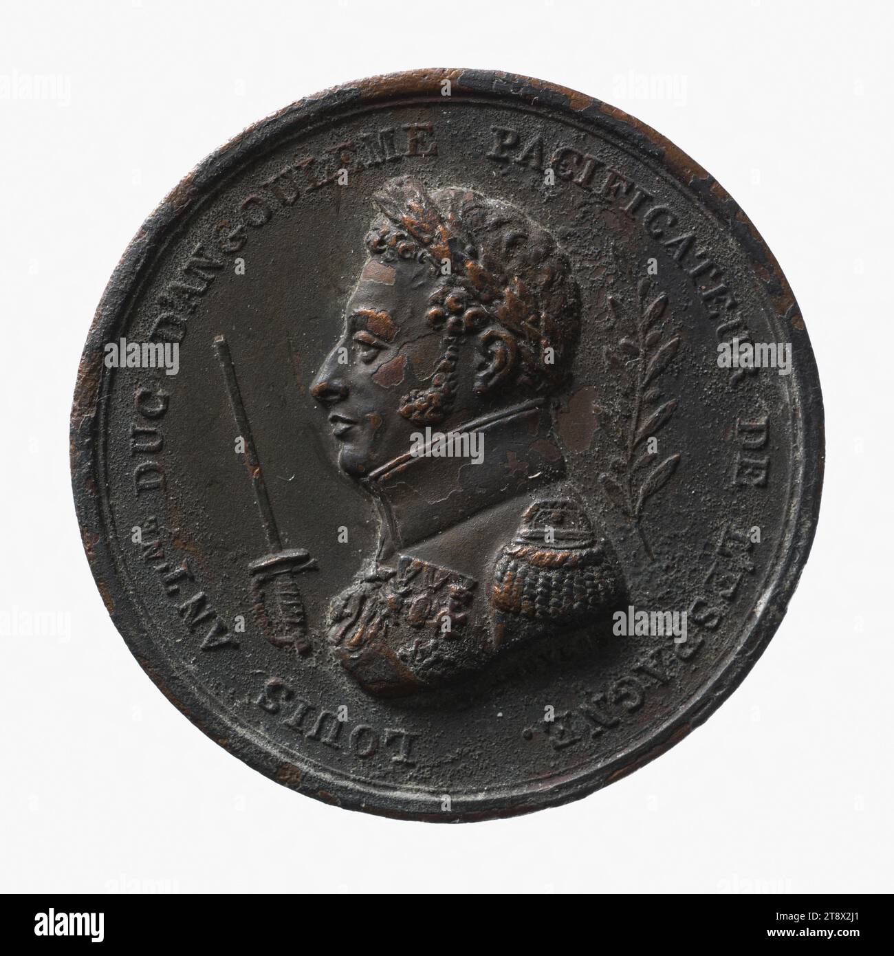 The Duke of Angoulême, Peacemaker of Spain, 1823, Desnoyers, Auguste ...