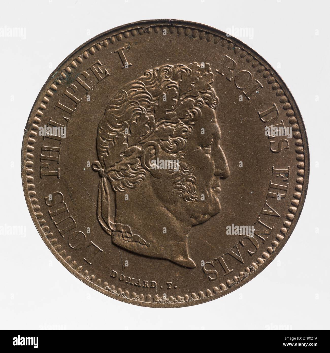 Louis philippes 10 centimes coin hi-res stock photography and images ...
