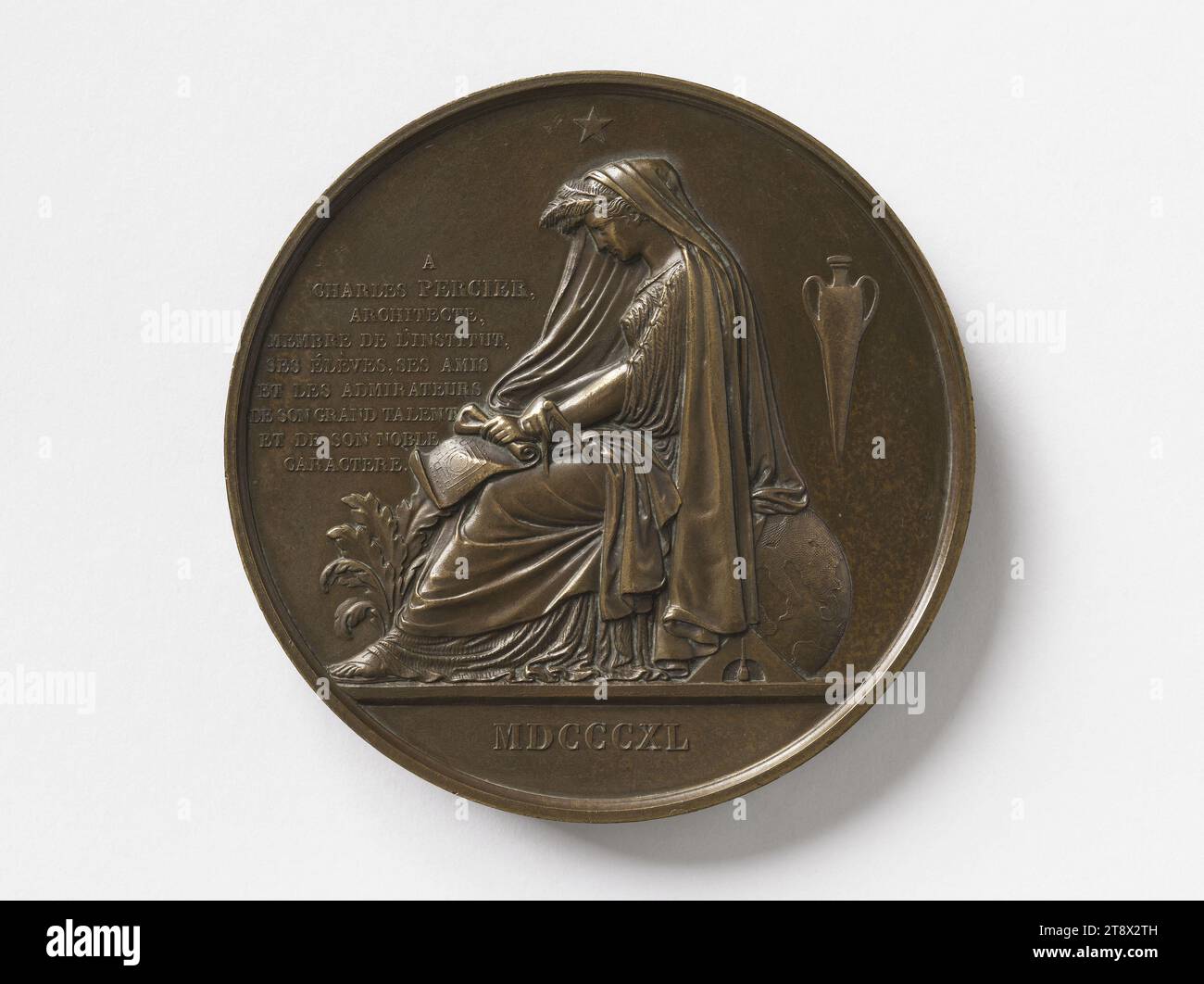Charles Percier (1764-1838), architect, 1840, Domard, Joseph François ...