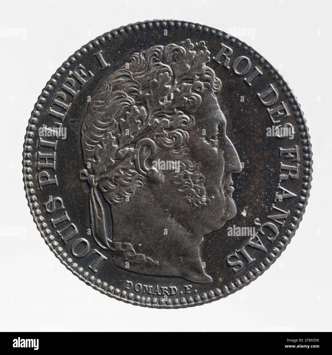 Coin of 1 francs of Louis-Philippe, 1846, Domard, Joseph François ...