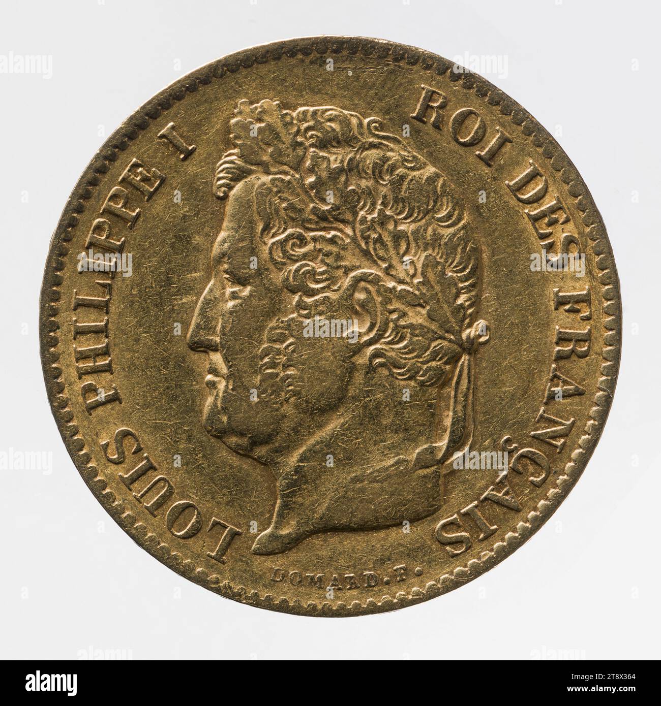 Coin of 40 francs of Louis-Philippe, 1833, Domard, Joseph François ...