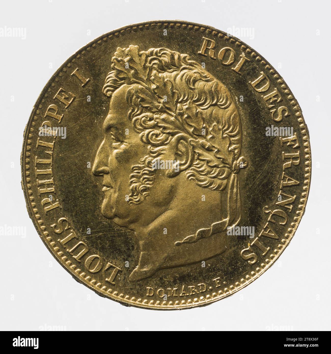 Coin of 20 francs of Louis-Philippe, 1832, Domard, Joseph François ...