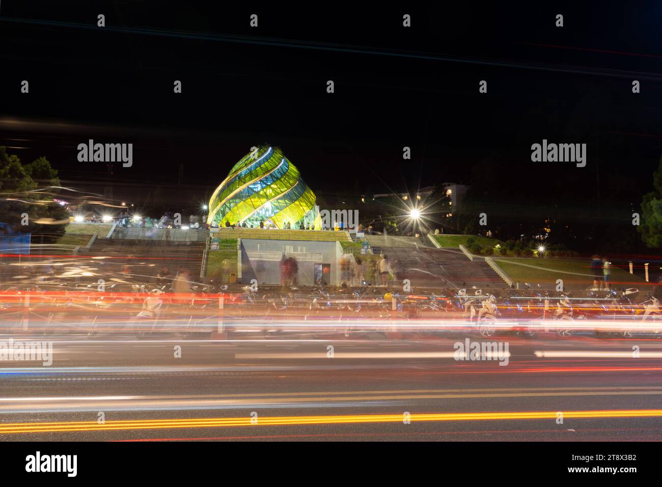 Da Lat city, Vietnam - 11 Nov 2023: View of tourists enjoy around DaLat ...