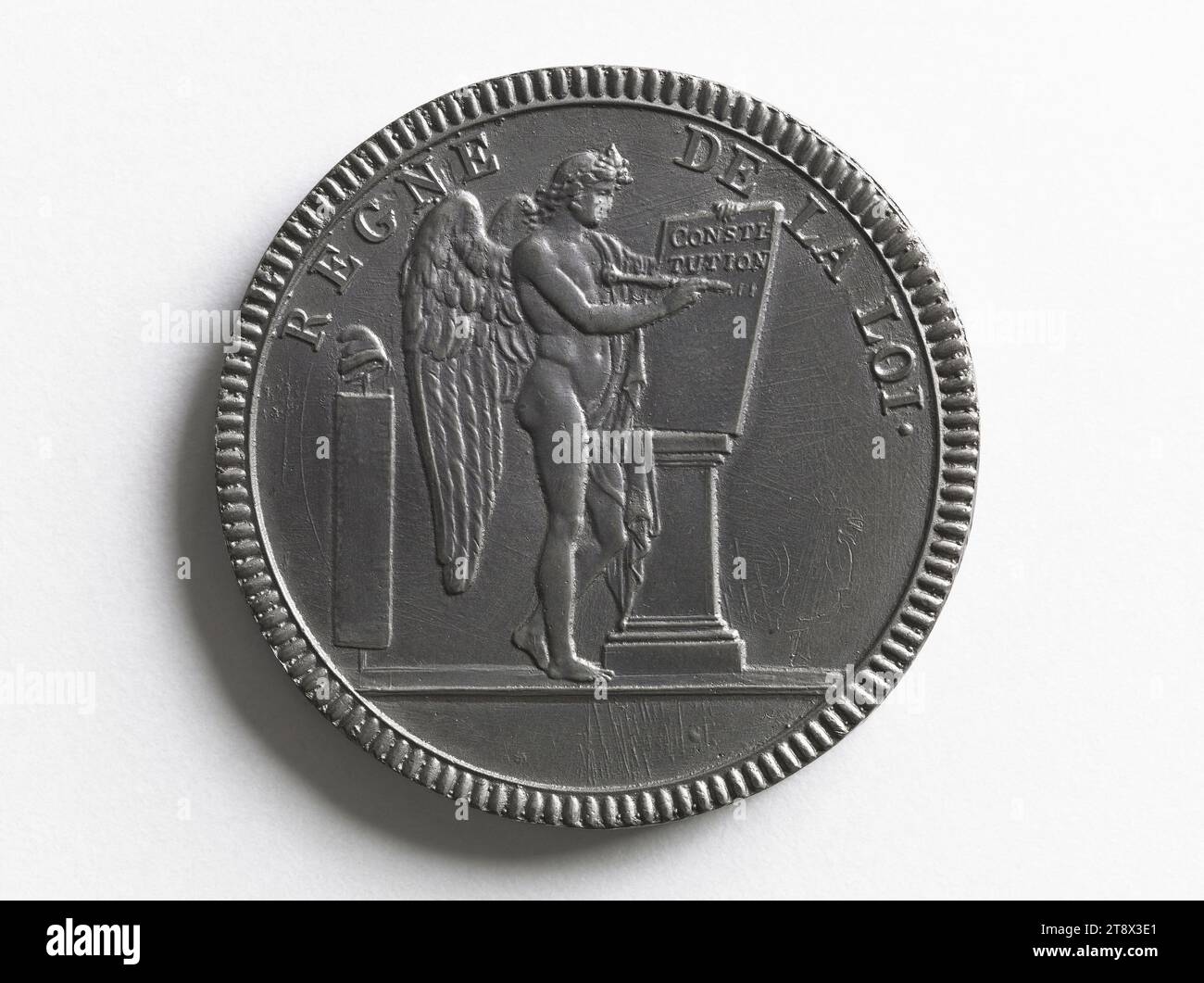 Trial of the six-pound shield, 1791, Droz, Jean-Pierre, Engraver in ...