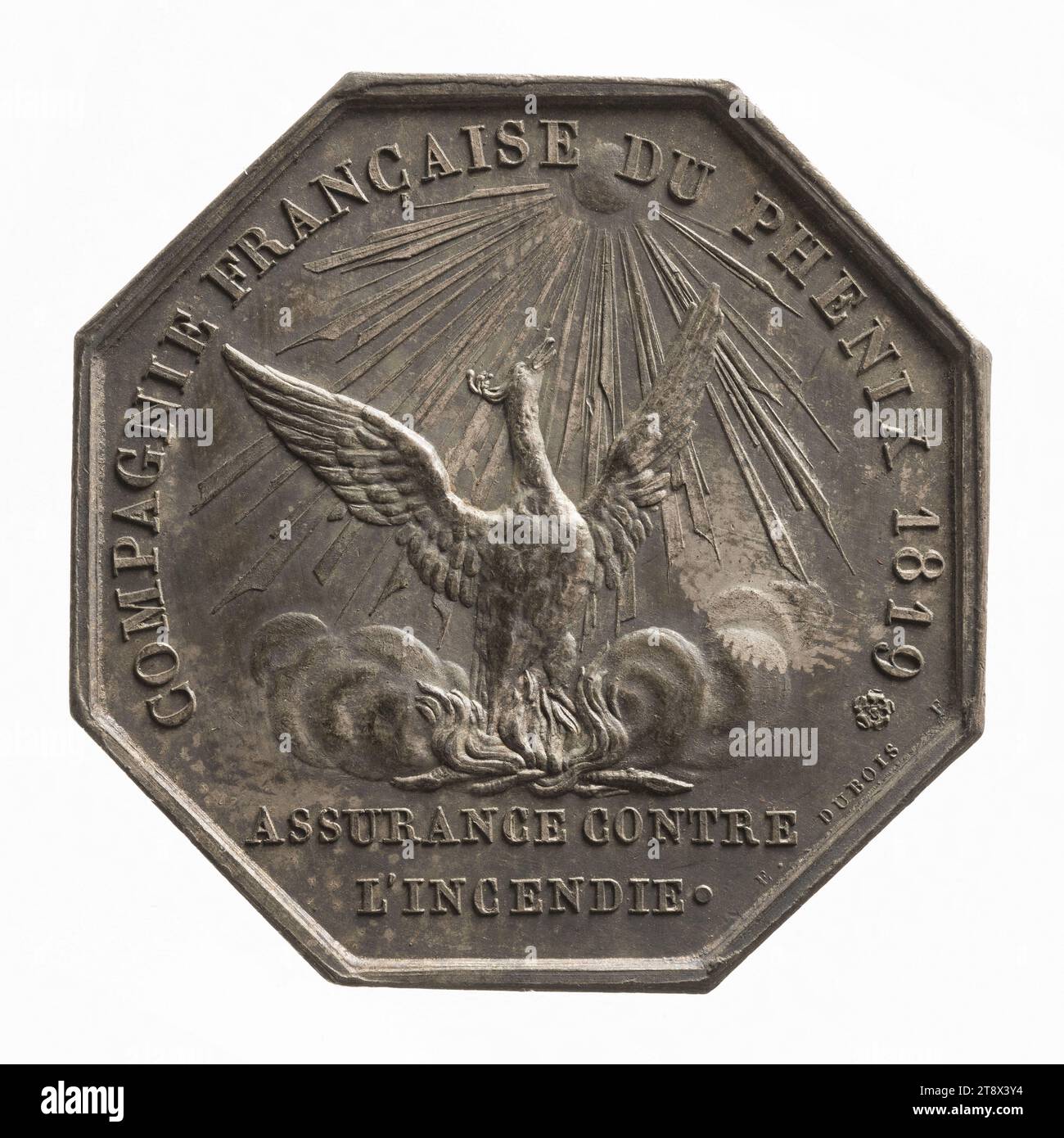 Le Phénix: French insurance company against fire, 1819, Dubois (painter ...