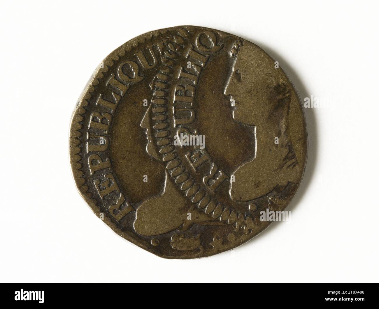 Five centimes with the clover bust of the Republic, year IV (1796 ...