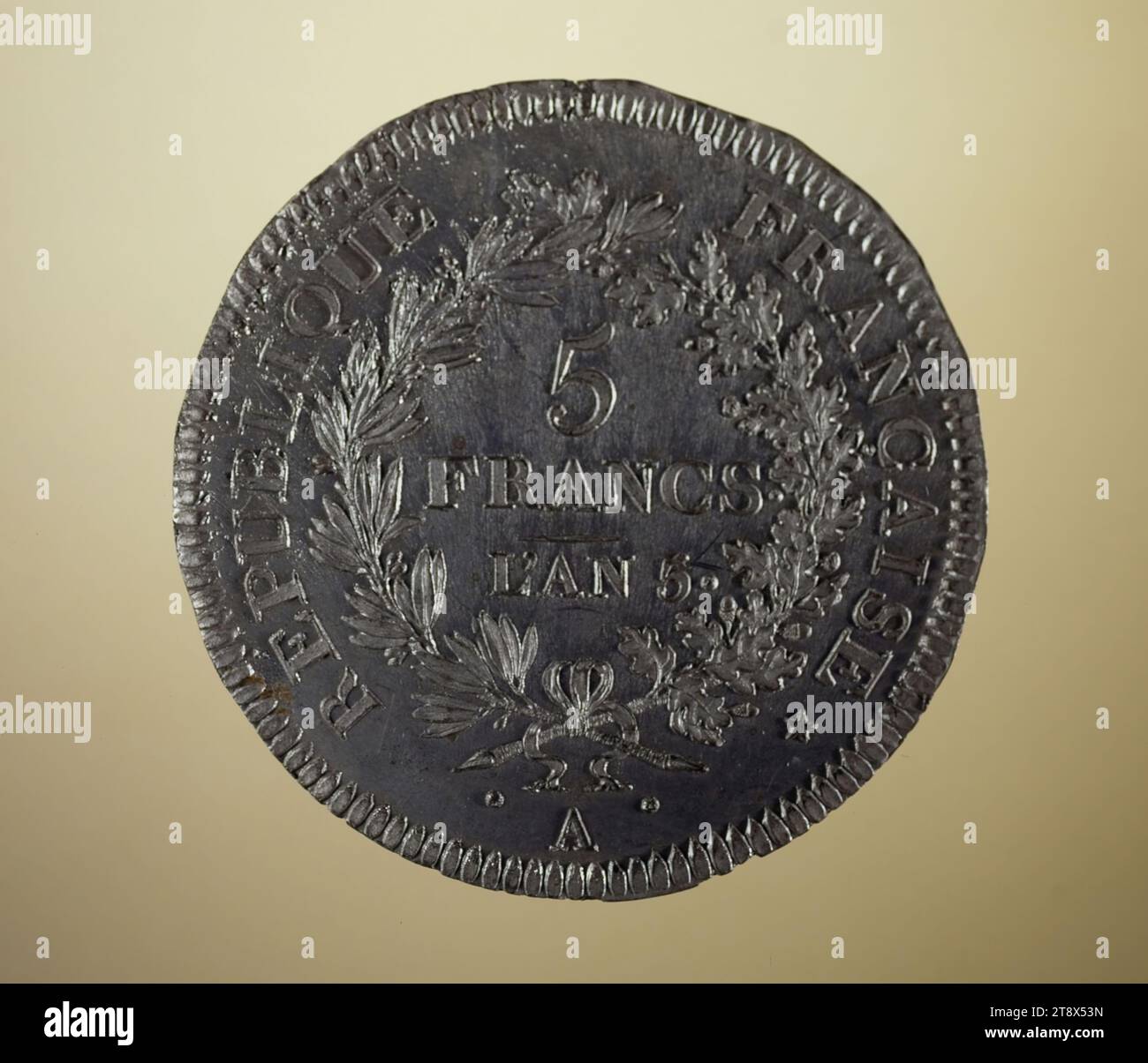 Hercules five franc coin hi-res stock photography and images - Alamy