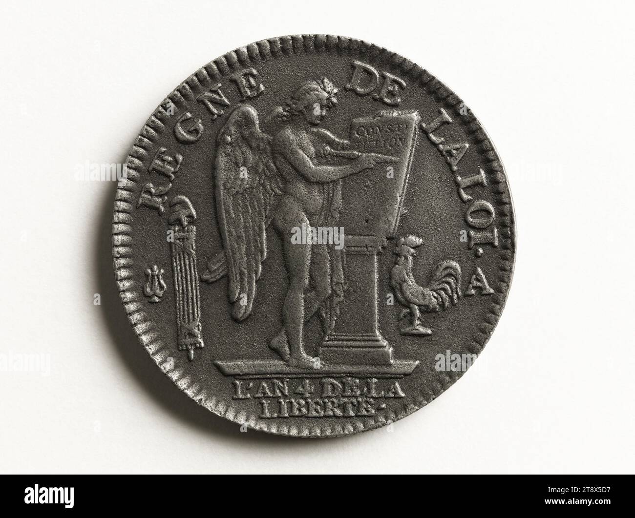 Fine silver ounce, year IV (1792), Dupré, Augustin or Auguste, Engraver ...