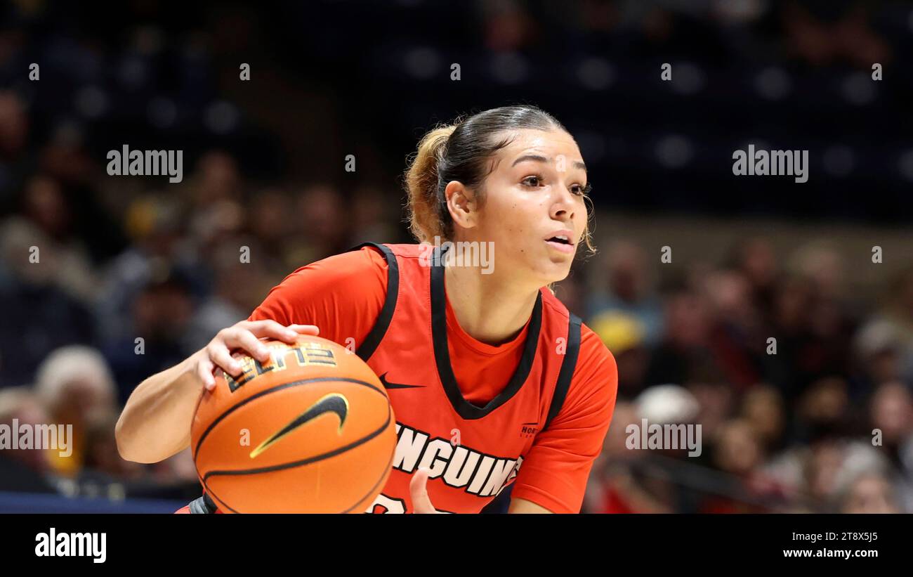 Youngstown State's Shay-Lee Kirby (22) in action against West Virginia ...