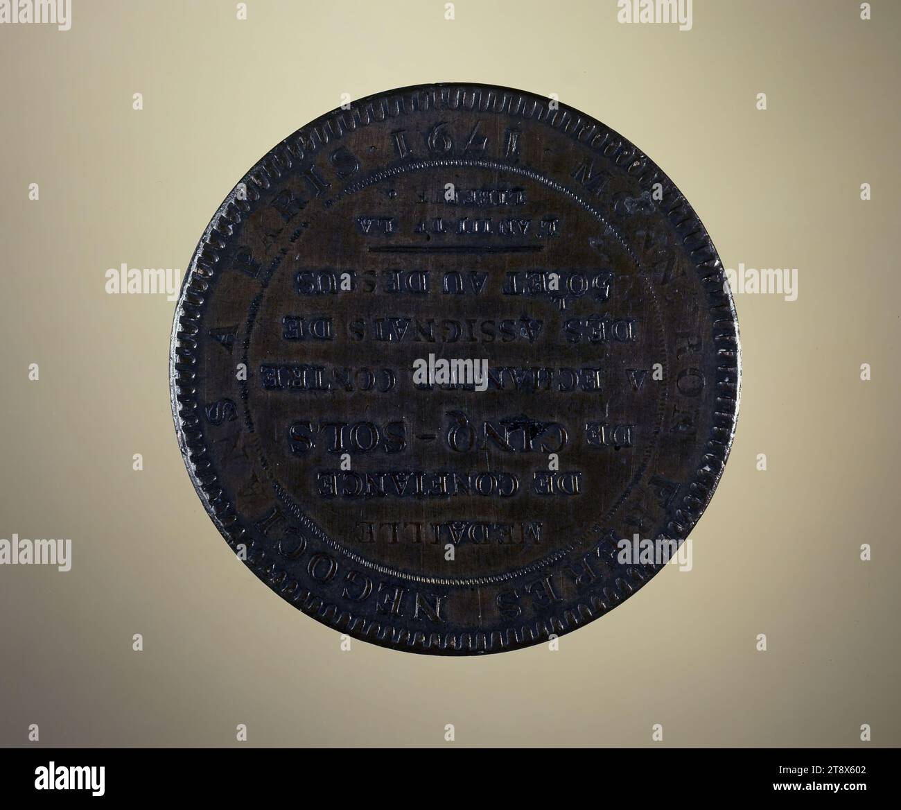 Coin of five Monneron sols, 1791, Dupré, Augustin or Auguste, Engraver ...