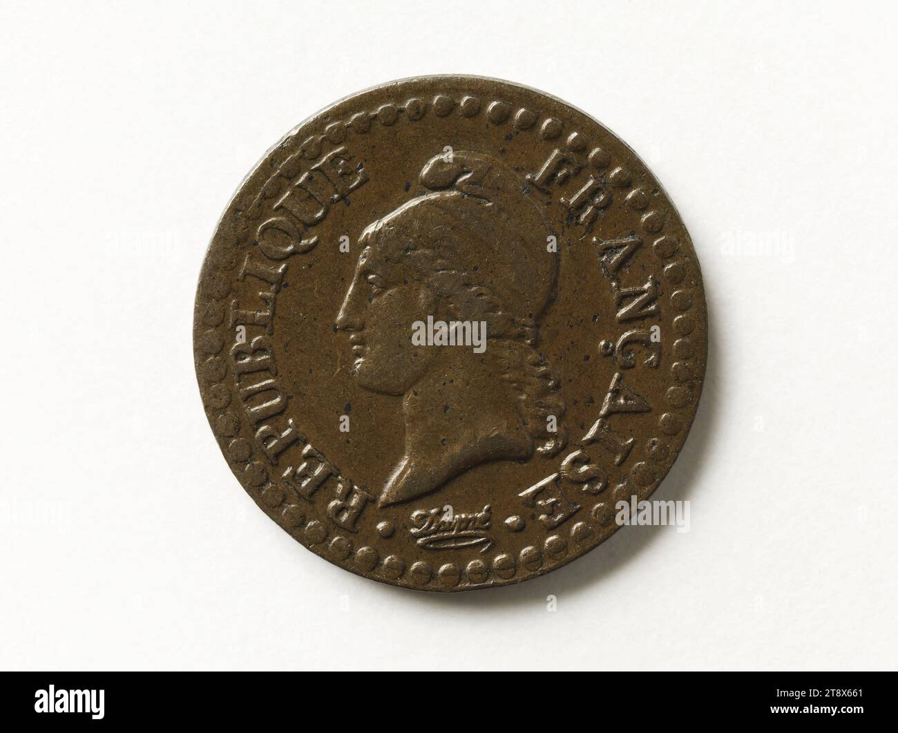 One cent coin, year VI (1798), Dupré, Augustin or Auguste, Engraver in ...
