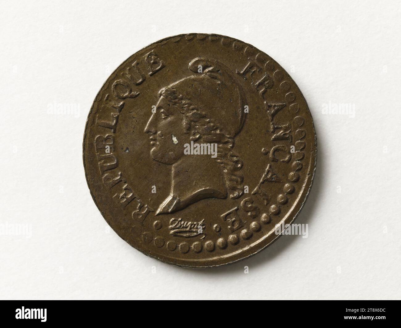 One cent coin, year VII (1799), Dupré, Augustin or Auguste, Engraver in ...