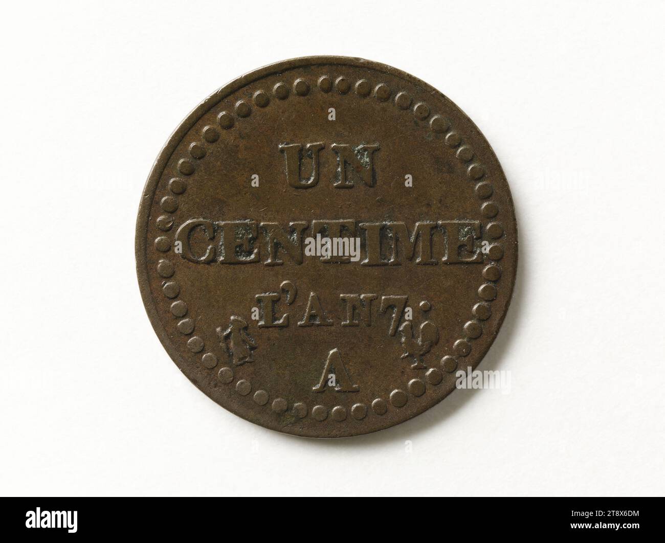 One cent coin, year VII (1799), Dupré, Augustin or Auguste, Engraver in ...