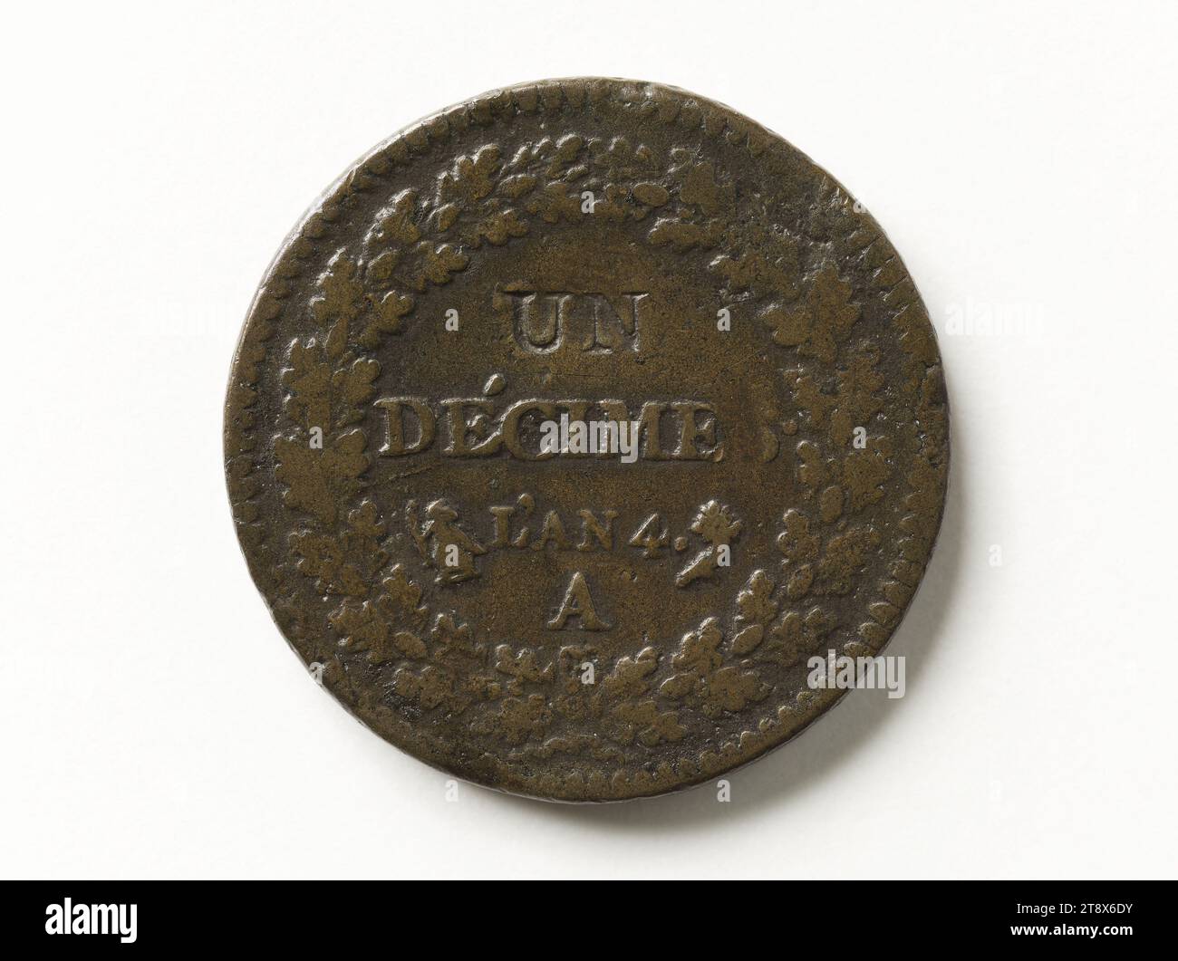 Coin of a decime, year V (1797), Dupré, Augustin or Auguste, Engraver ...