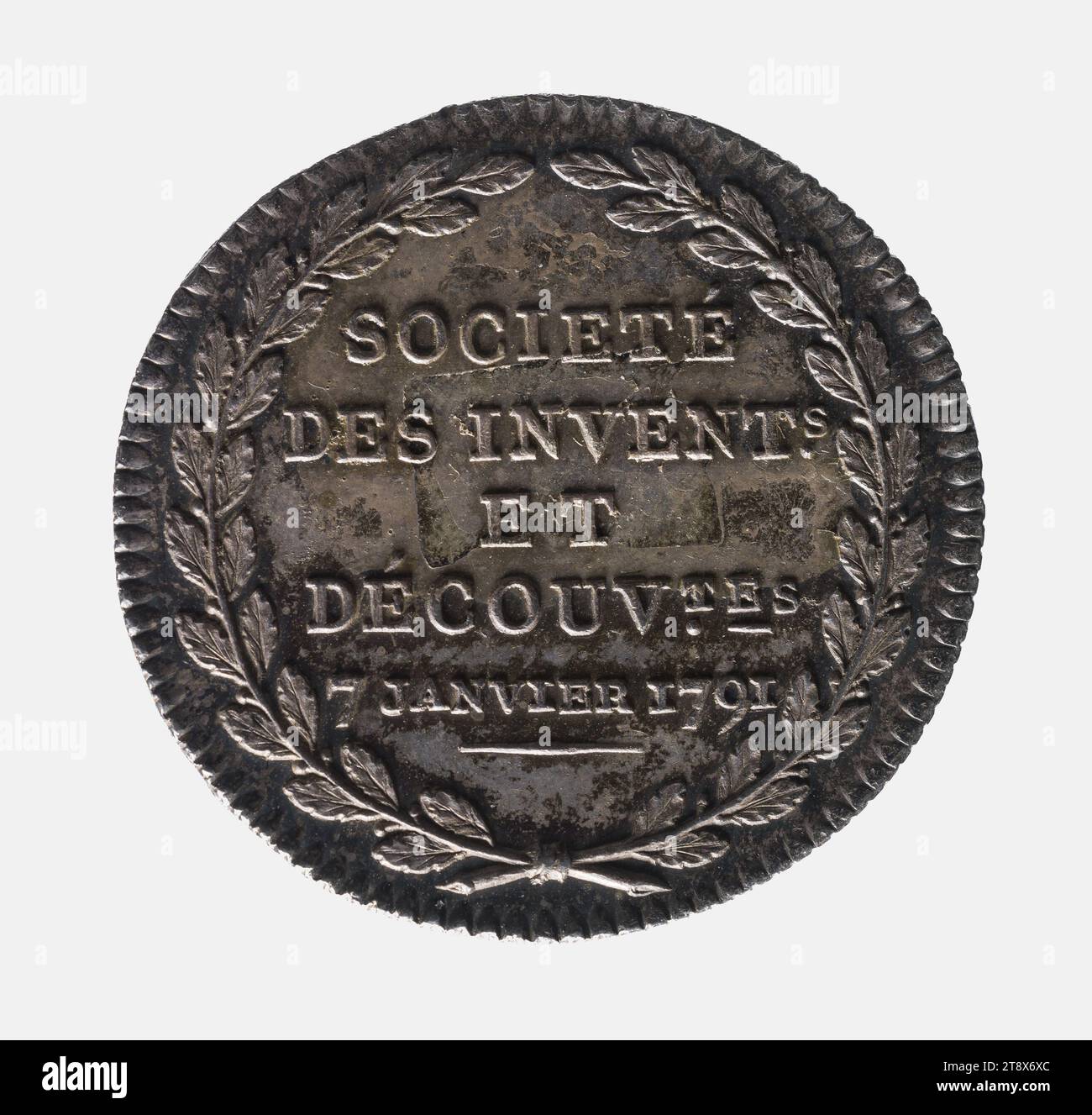 Society of Inventions and Discoveries, January 7, 1791, Dupré, Augustin ...