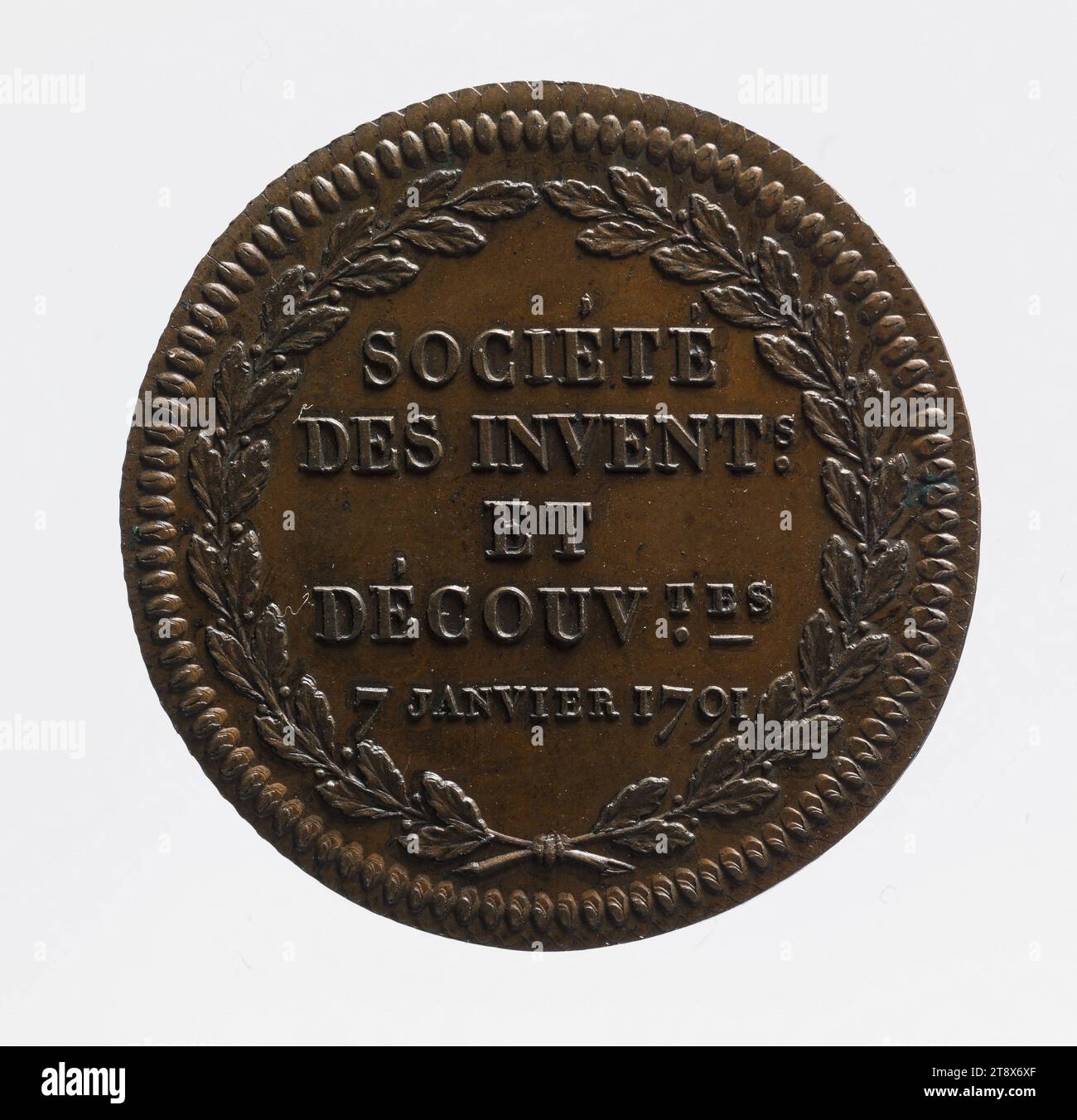 Society of Inventions and Discoveries, January 7, 1791, Dupré, Augustin ...