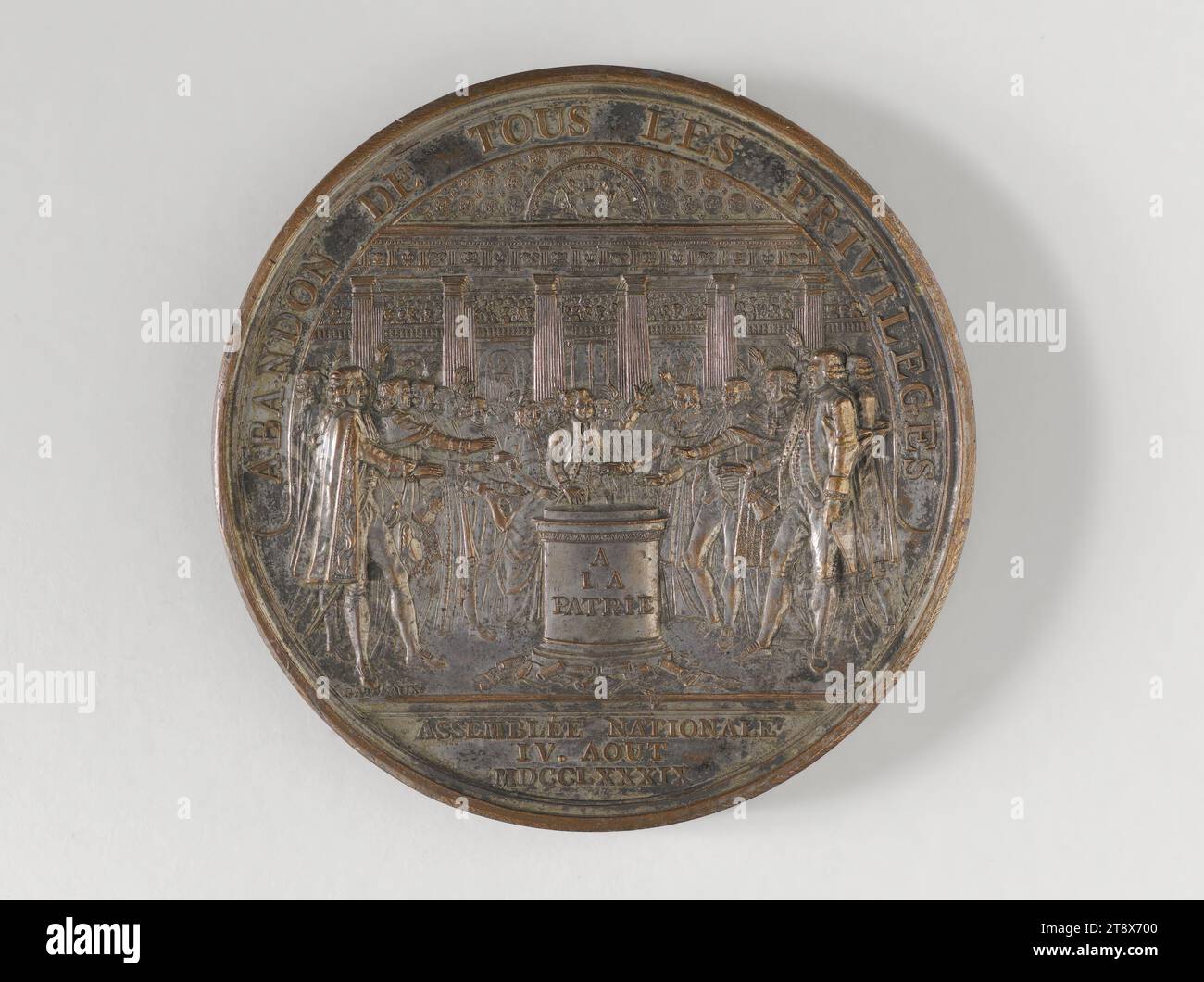 Abandonment of privileges, August 4, 1789, Duvivier, Benjamin, Gatteaux ...